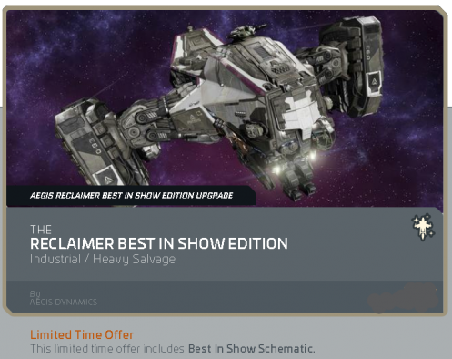 3.18 Reclaimer BIS Skin? Any solutions? - Star Citizen Spectrum