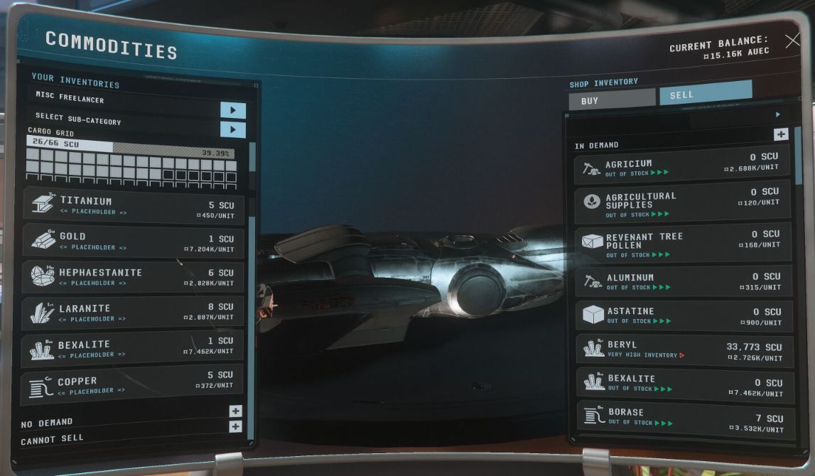 resources inventory....CIG Please - Star Citizen Spectrum