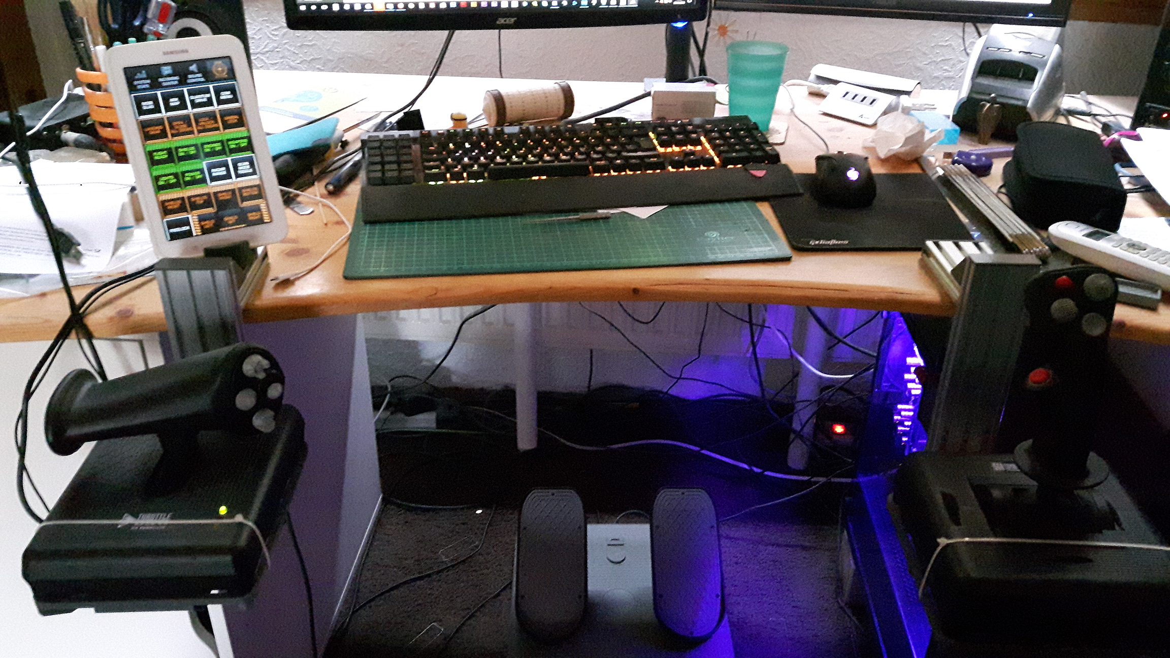 CH Products and Thrustmaster HOTAS Aluminum Extrusion and Printed Parts ...