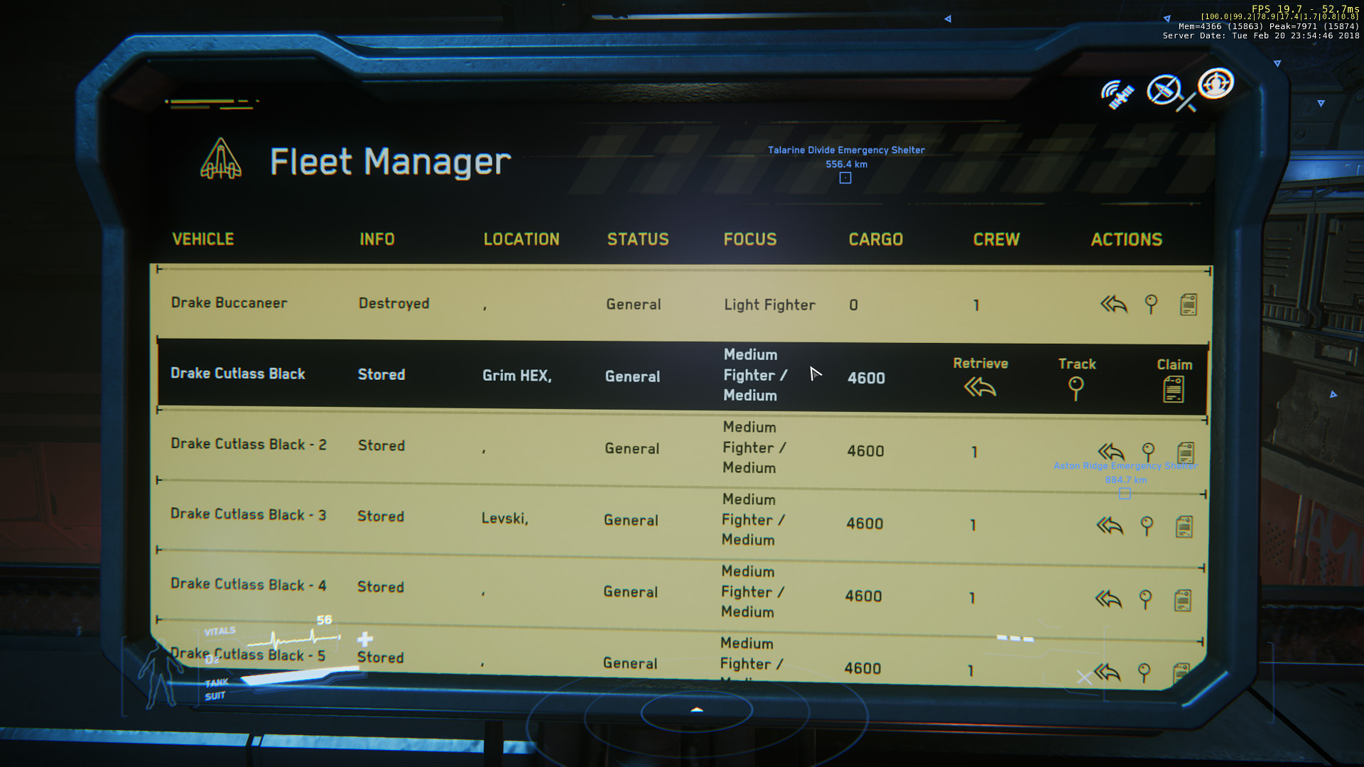 Duplicate Ship Insurance Claim Issue - Star Citizen Spectrum
