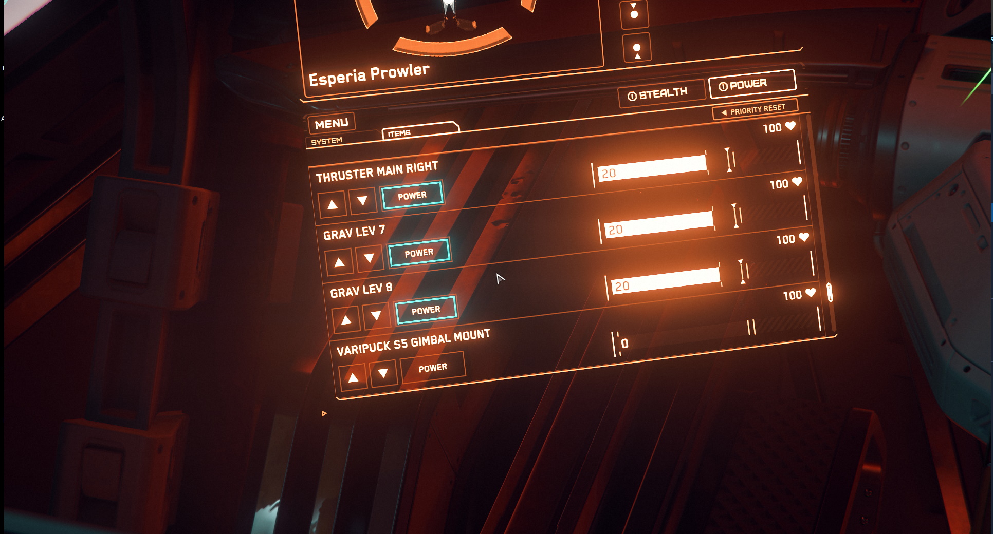 ESPERIA PROWLER GRAV LEV? - Star Citizen Spectrum