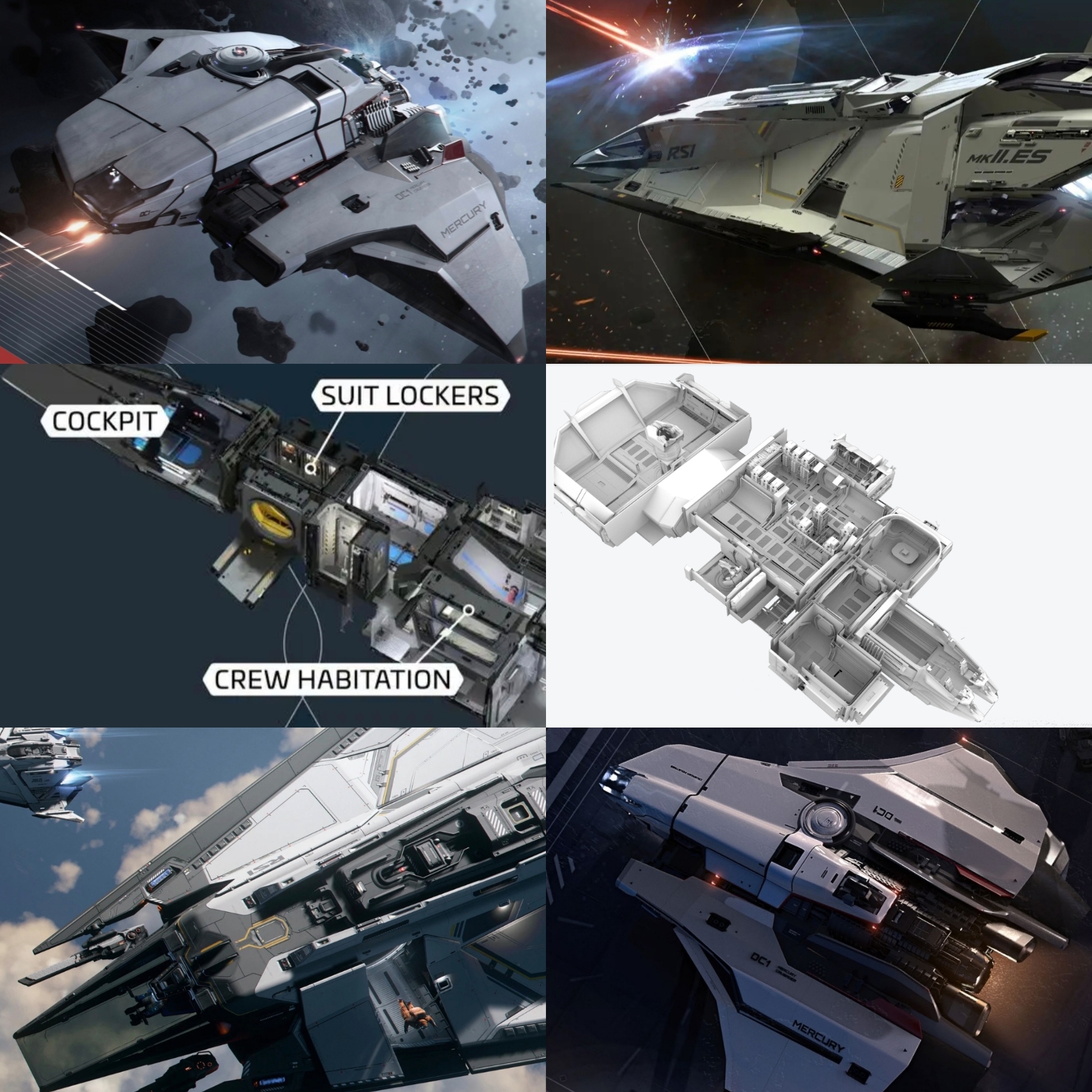 Additional entrance to cockpit in Mercury Star Runner - Star Citizen ...