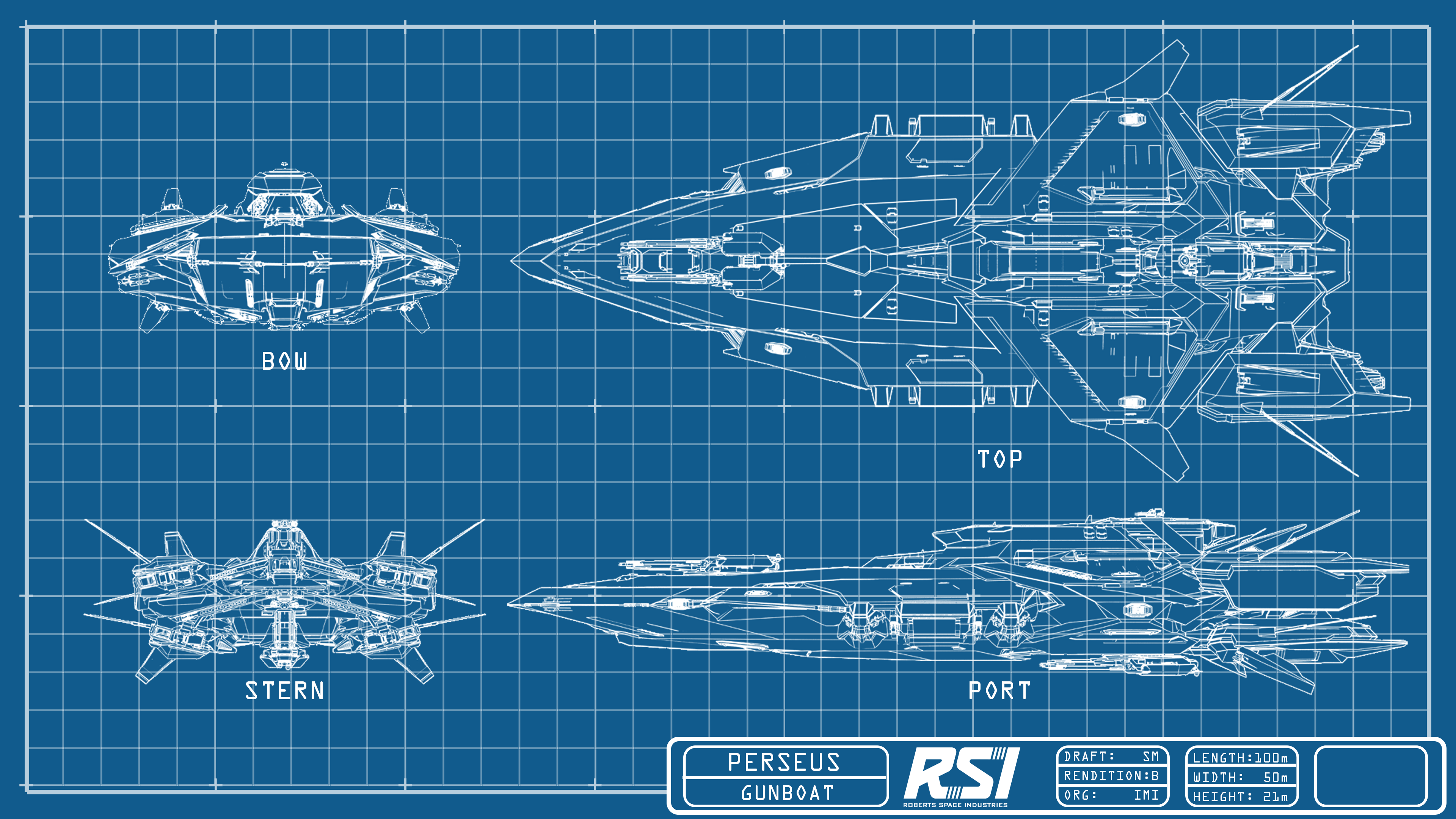 Perseus Blueprint fan art base - Star Citizen Spectrum