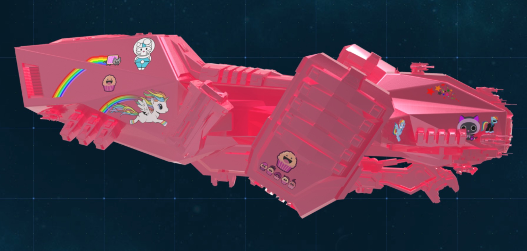 Pink reclaimer, seriously? - Star Citizen Spectrum
