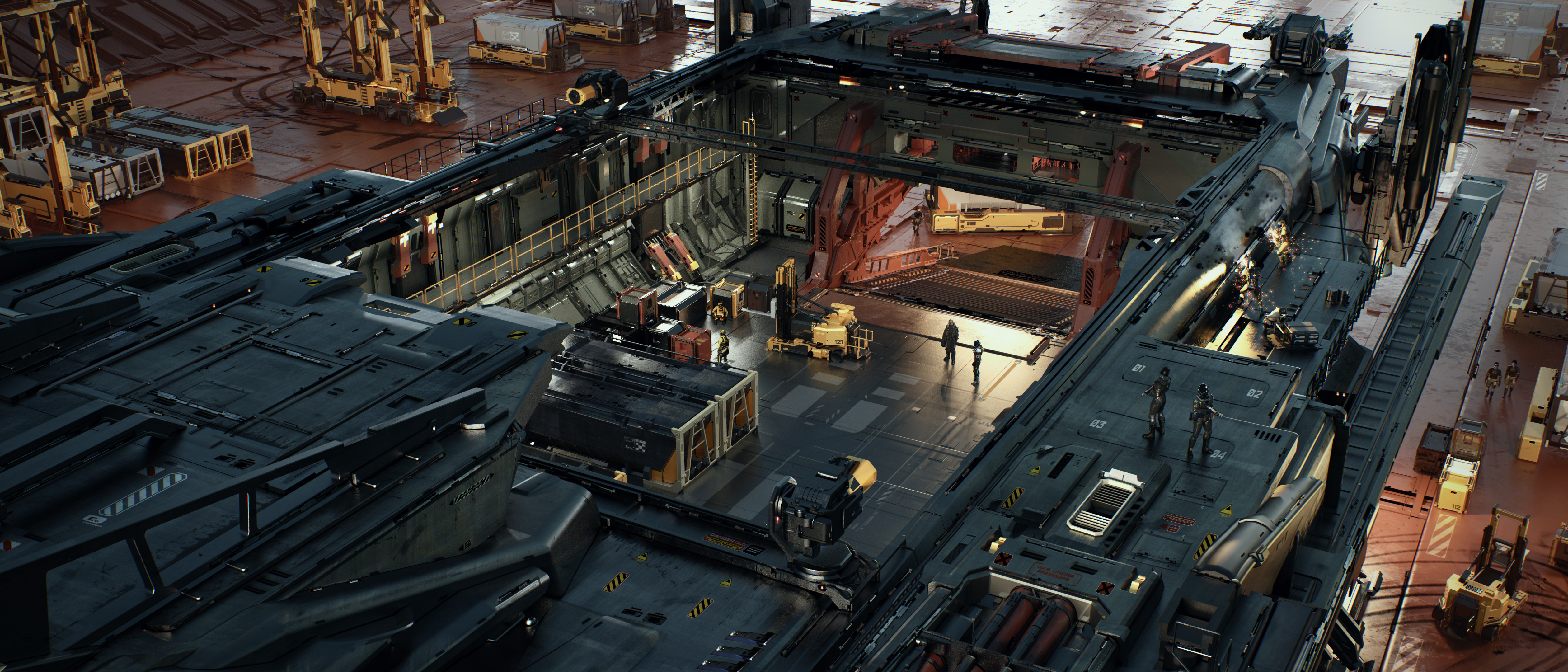 Ironclad Roof tractor beam - Star Citizen Spectrum