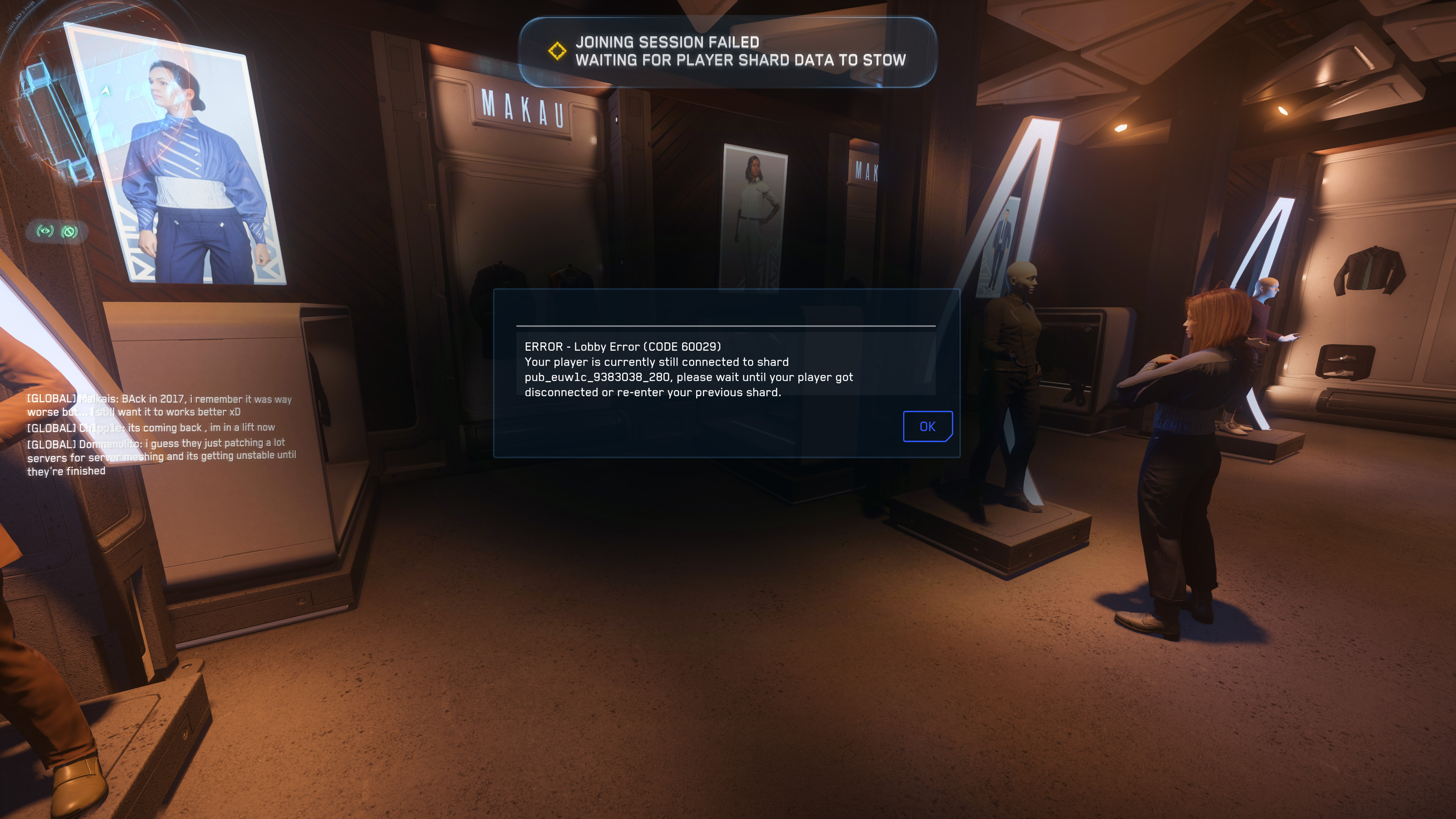 Thank you for loading me into the same $%*$# Shard CIG ! - Star Citizen Spectrum