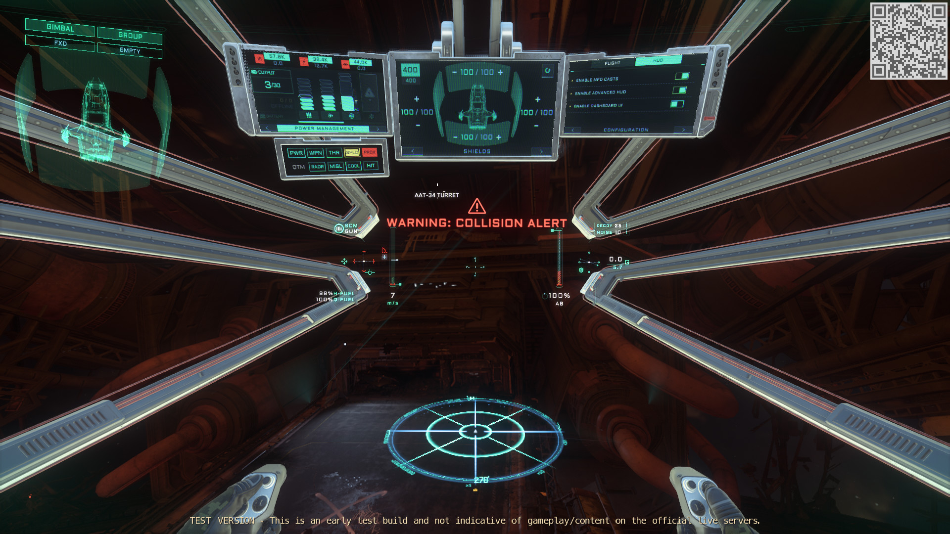 With the new HUD can we please move those warning messages? - Star ...