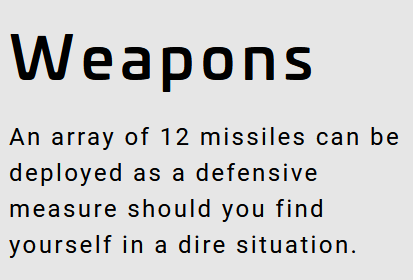 Arrastra's Missile arsenal - Star Citizen Spectrum