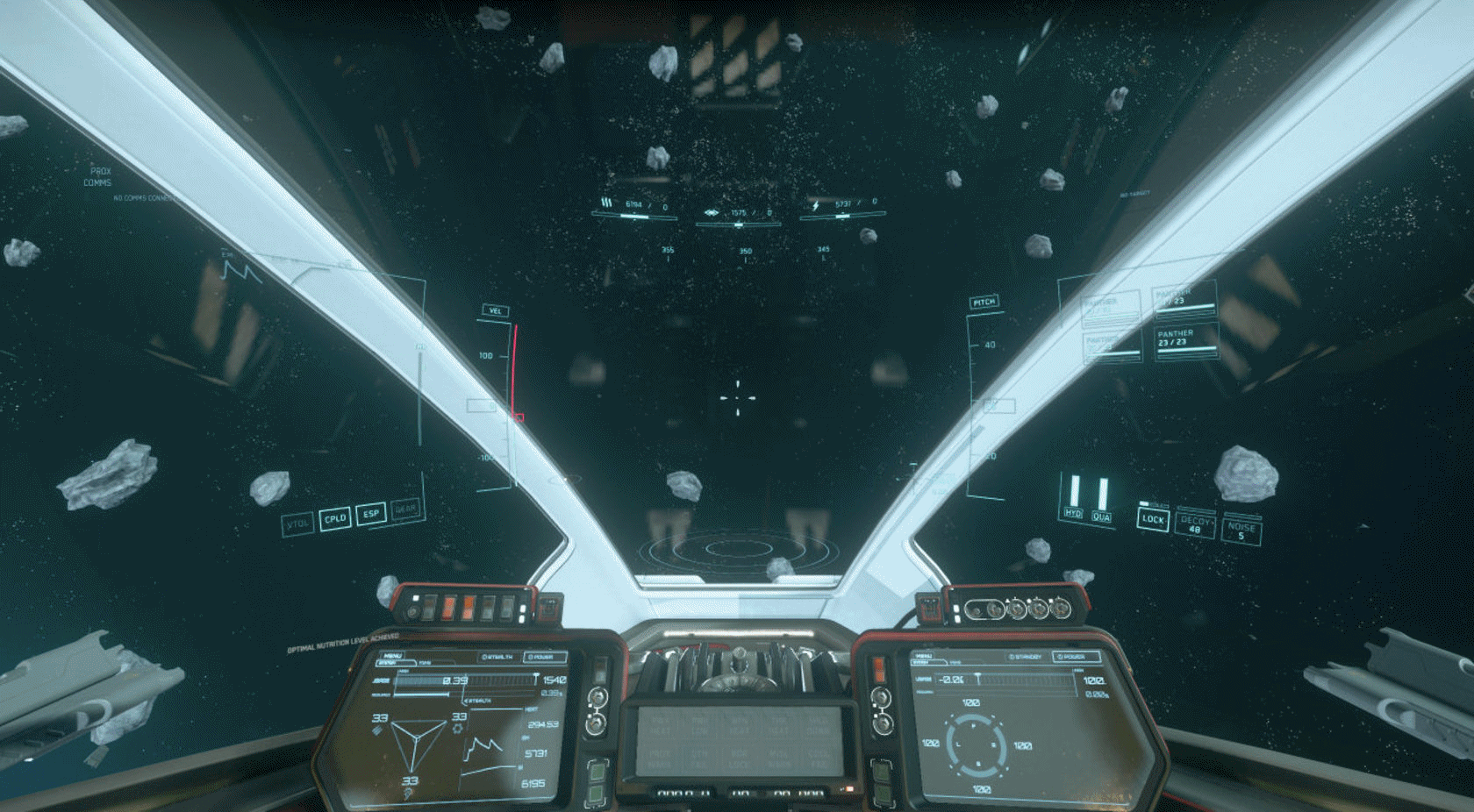 MFD Geo Change With Gold Standard comparison Anim Star Citizen Spectrum