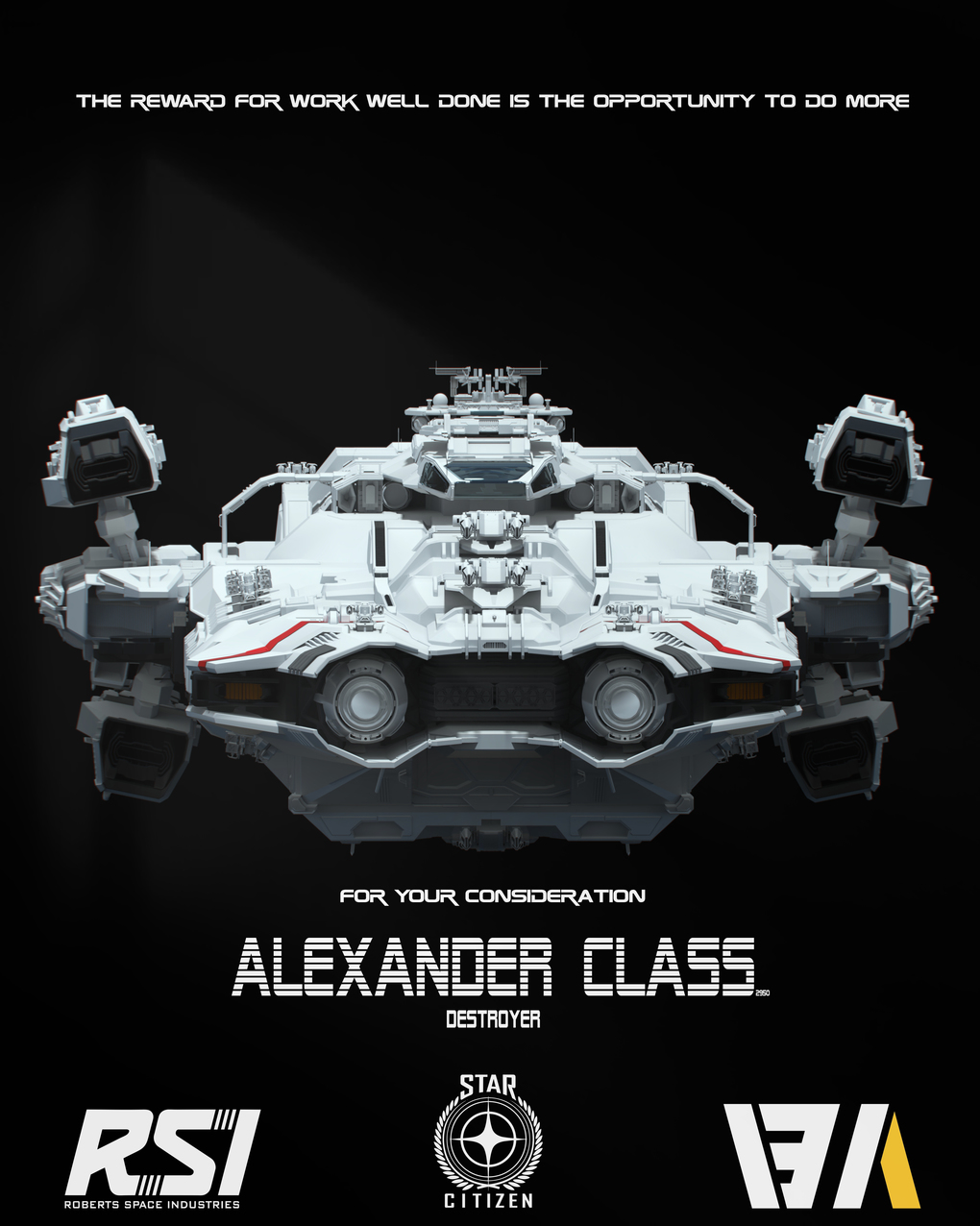 Alexander Class Destroyer "First Look" 2950 Edition. – Community Hub