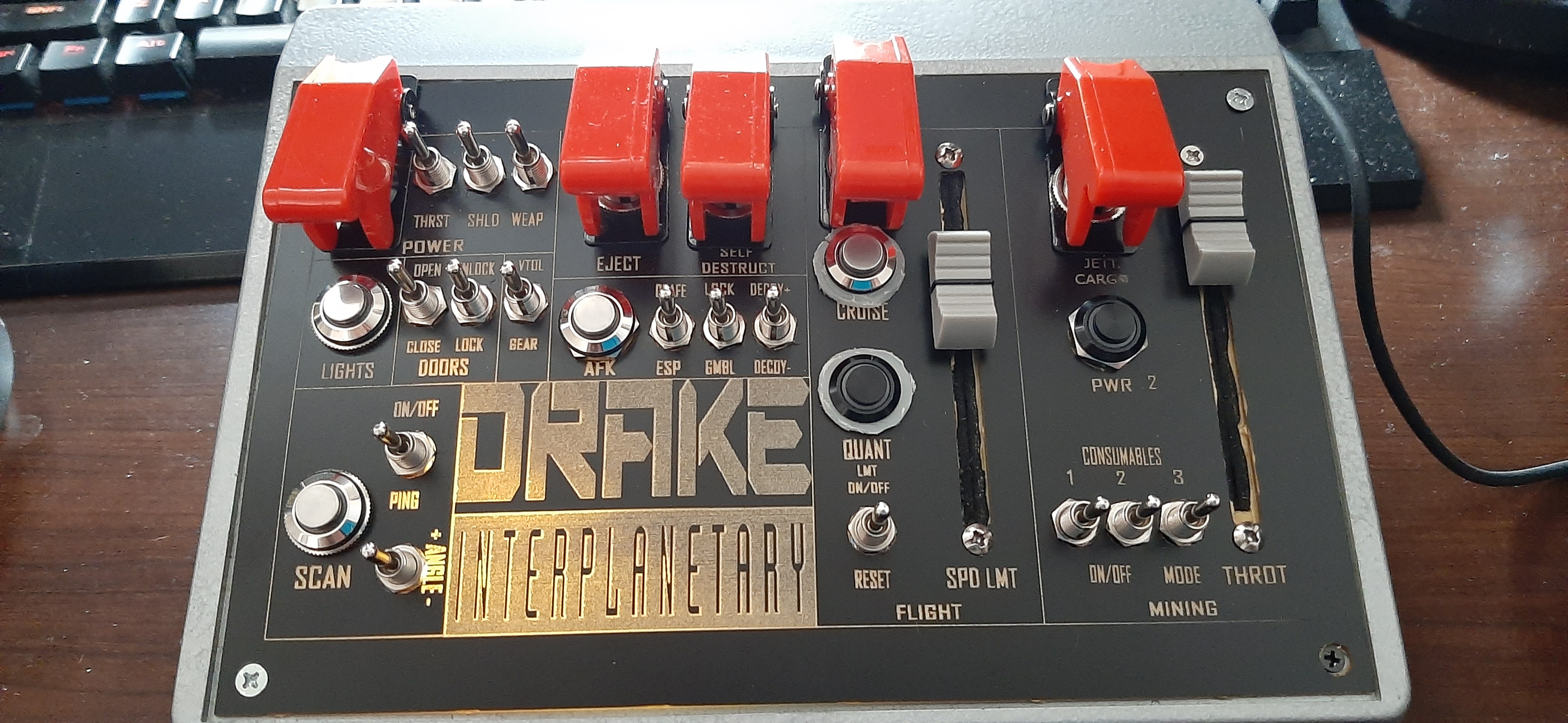 Finished: Custom Drake Buttonbox - Star Citizen Spectrum
