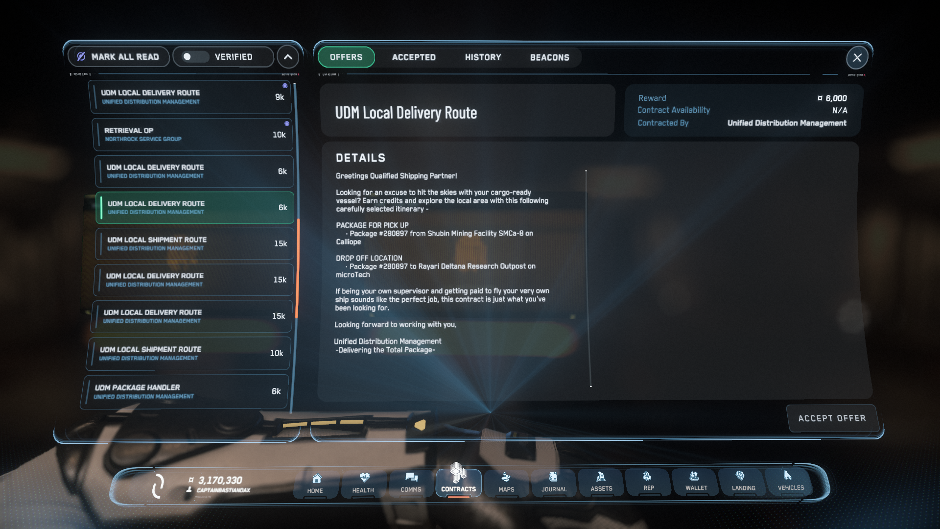 Mission Payout per Time - Star Citizen Spectrum