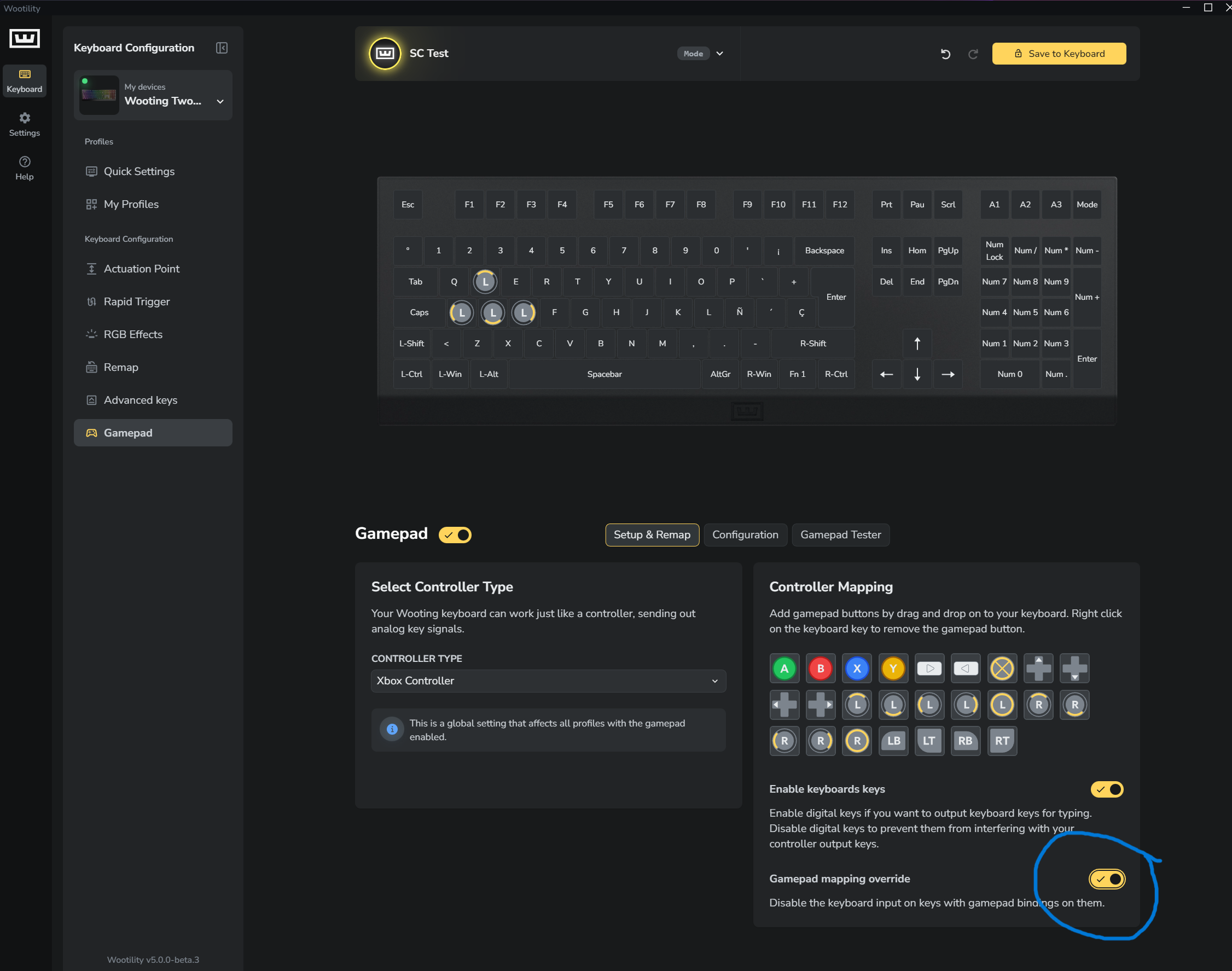 Mini Guide for Wooting KB in Star Citicen - Star Citizen Spectrum