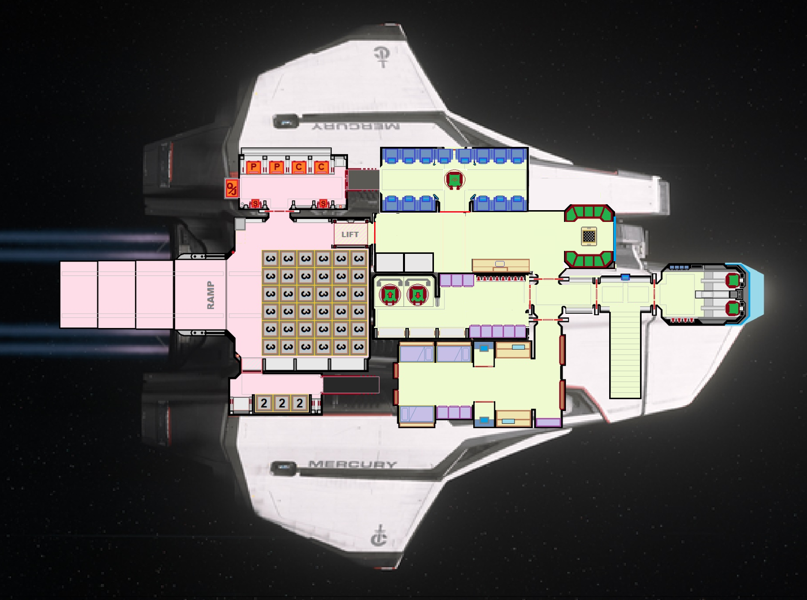 MSR interior redesign for fun - Star Citizen Spectrum