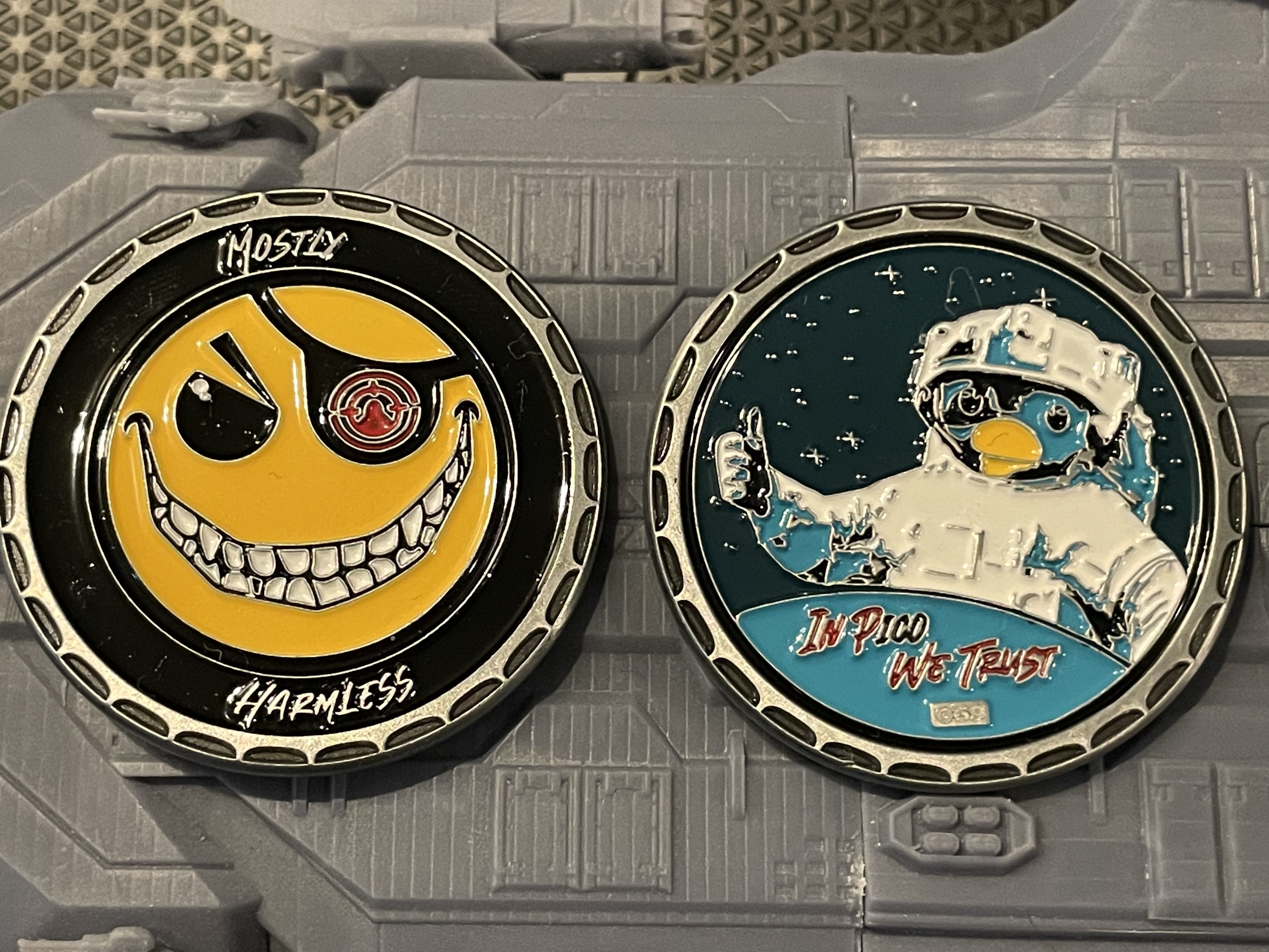 In honor of 3.18, physicalized pico coin. - Star Citizen Spectrum