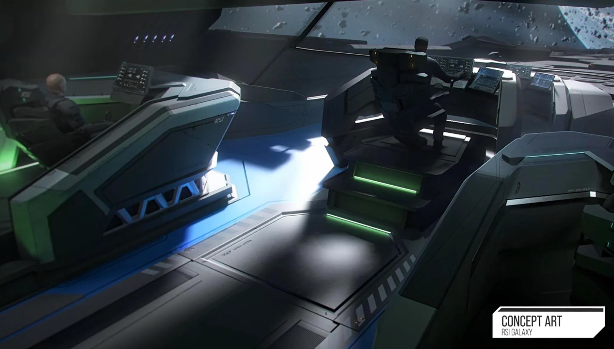 Galaxy Bridge layout change to match the Arrastra ? - Star Citizen Spectrum