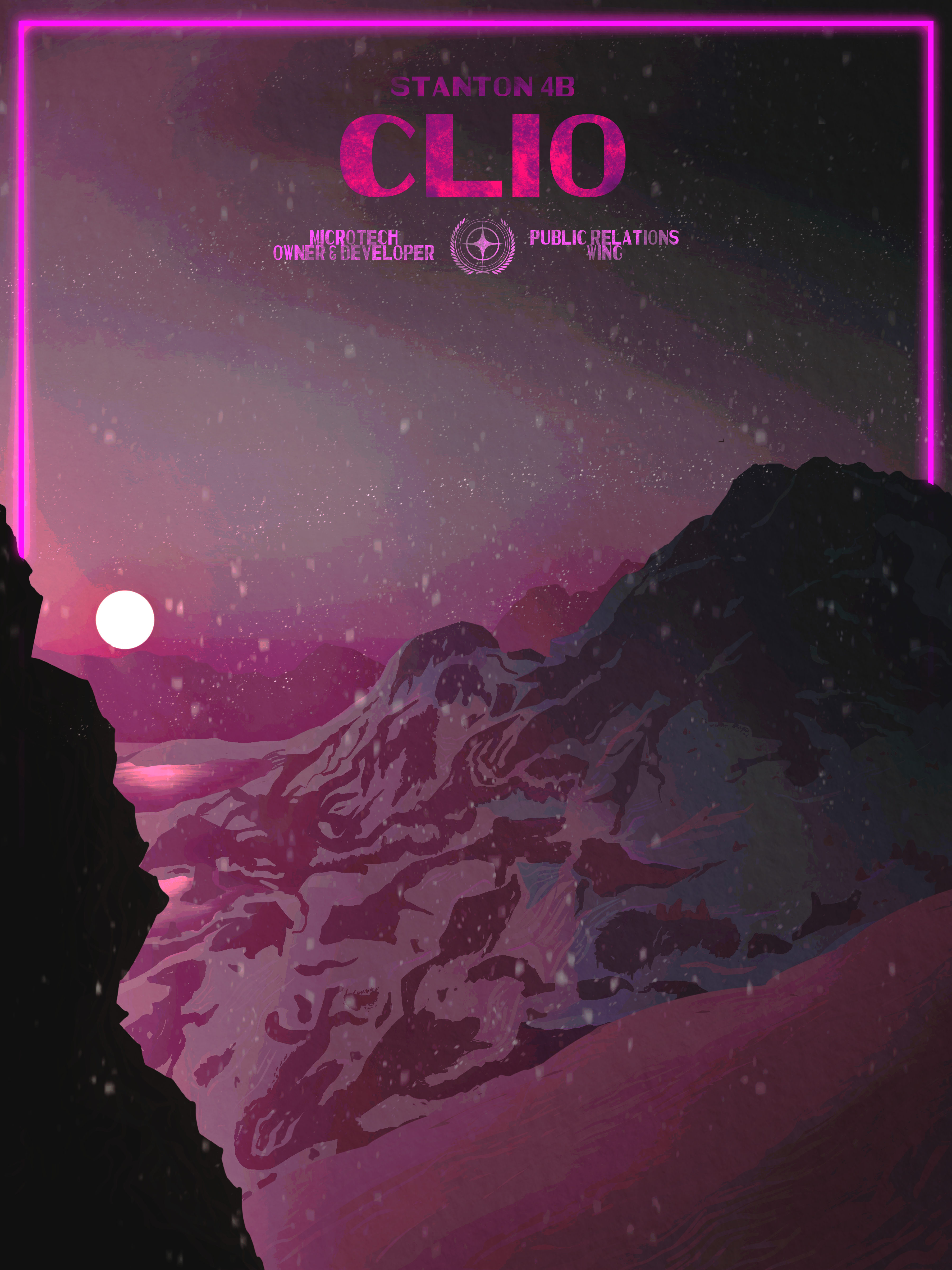 Retro Posters: The Microtech System - Part 1 - Star Citizen Spectrum