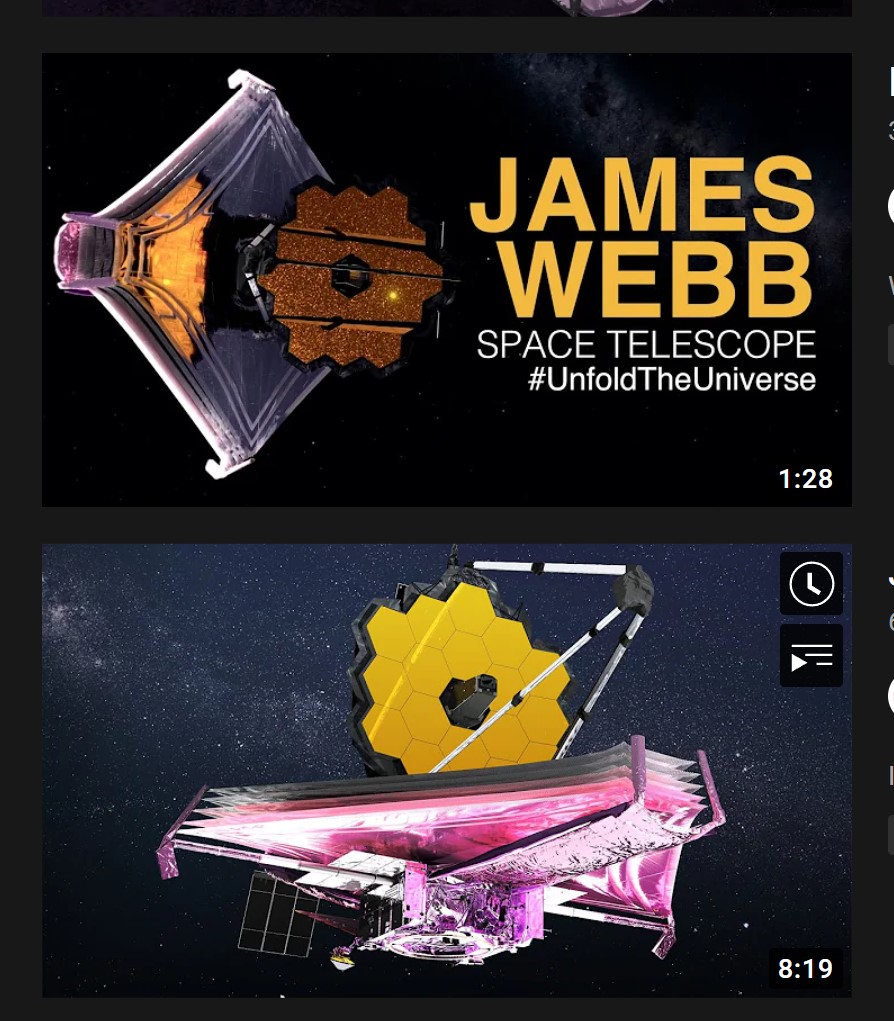 Every time I see a thumbnail of the James Webb Telescope... - Star ...