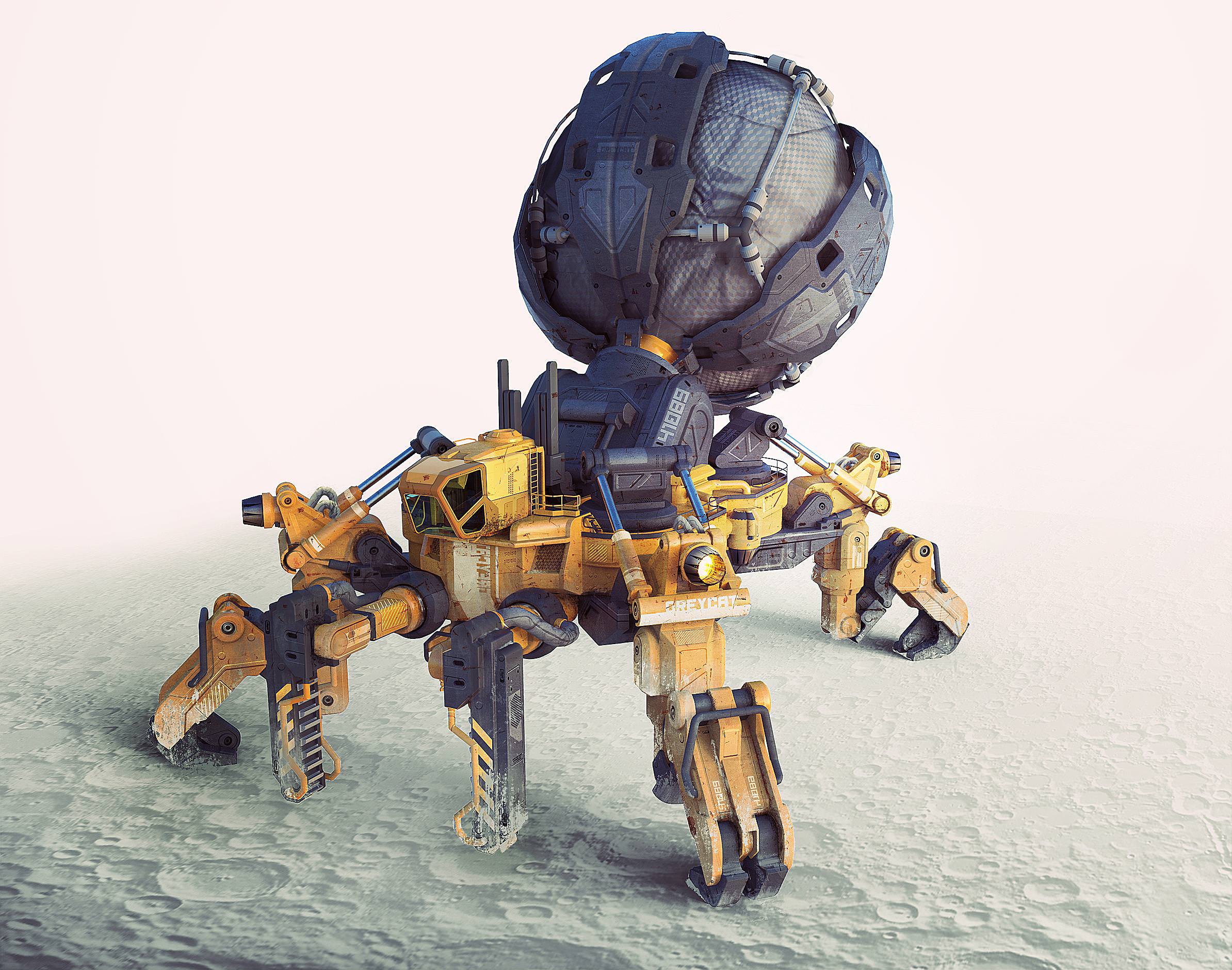 Greycat Industrial Cydnus Mining Droid - Star Citizen Spectrum