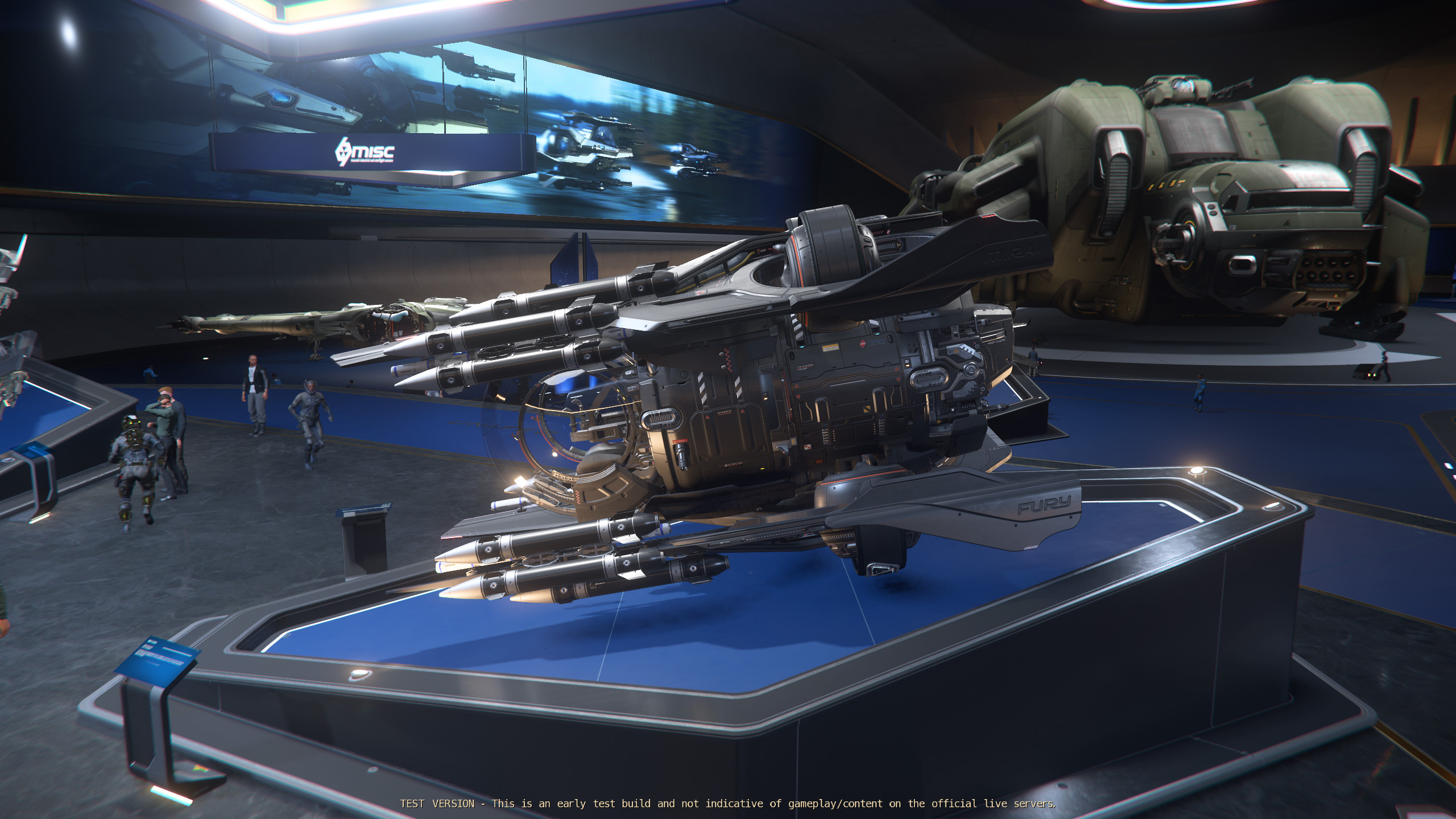 Why only the missile version of Fury has a cockpit physical shield ...