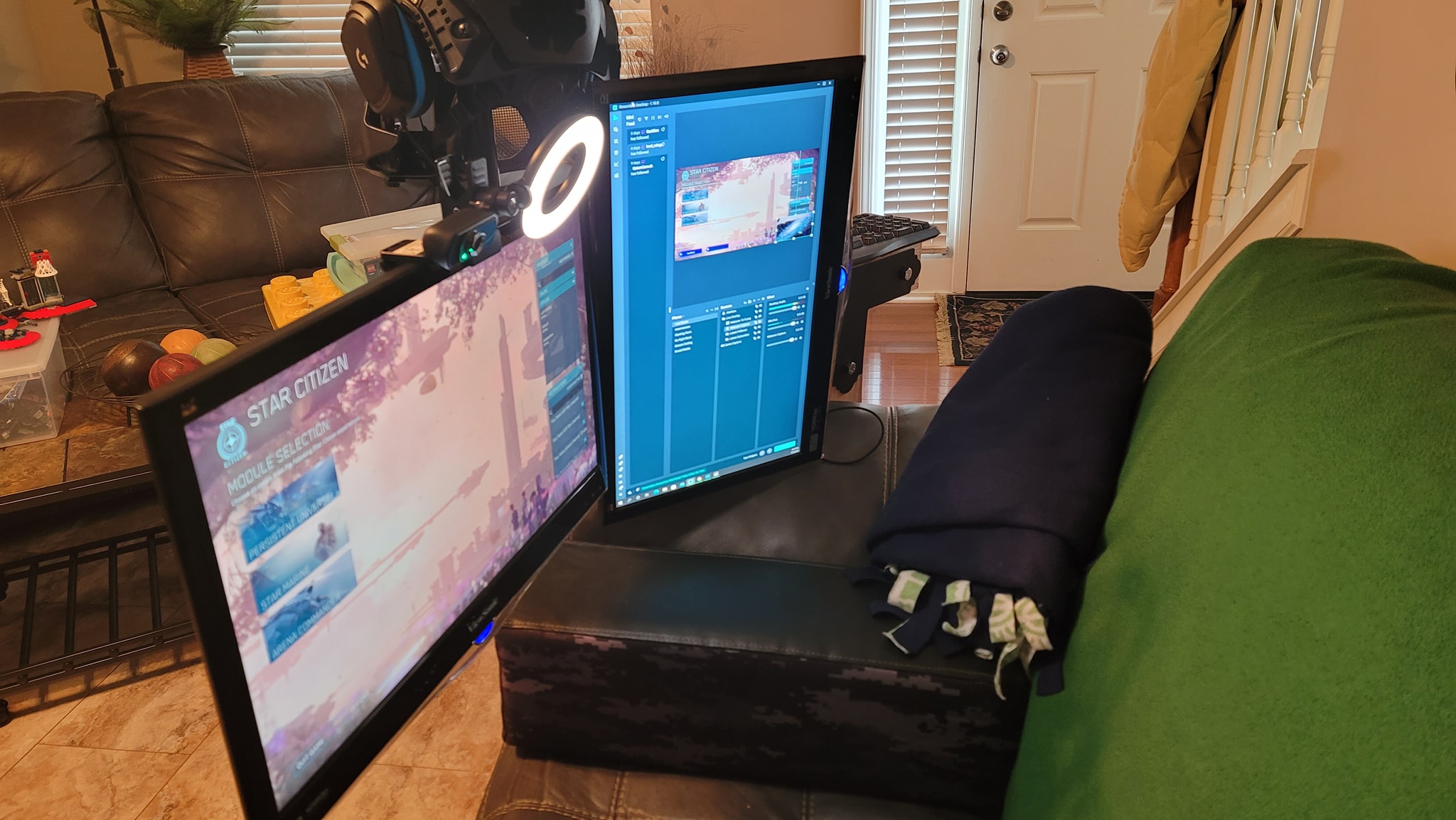 My easy chair setup V1.0 - Star Citizen Spectrum