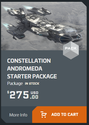 Constellation Andromeda Starter Package - Star Citizen Spectrum