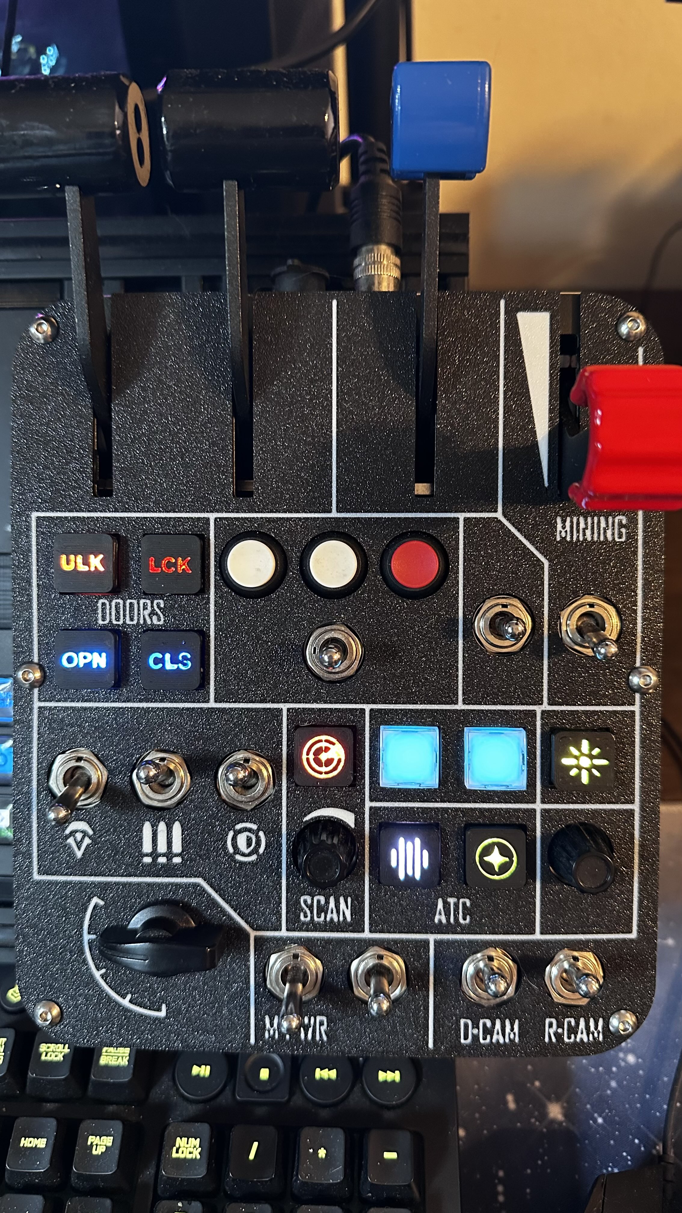 Virpil Sharka Custom Panel Overlay WIP - Star Citizen Spectrum