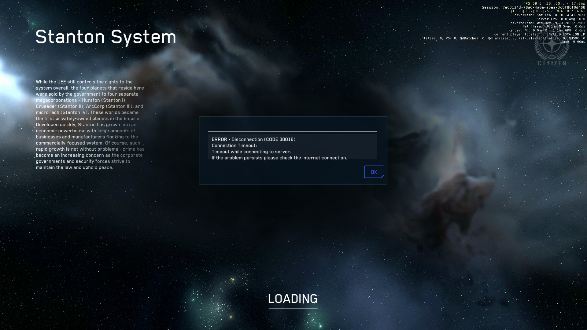 Who can tell me why this happened - Star Citizen Spectrum