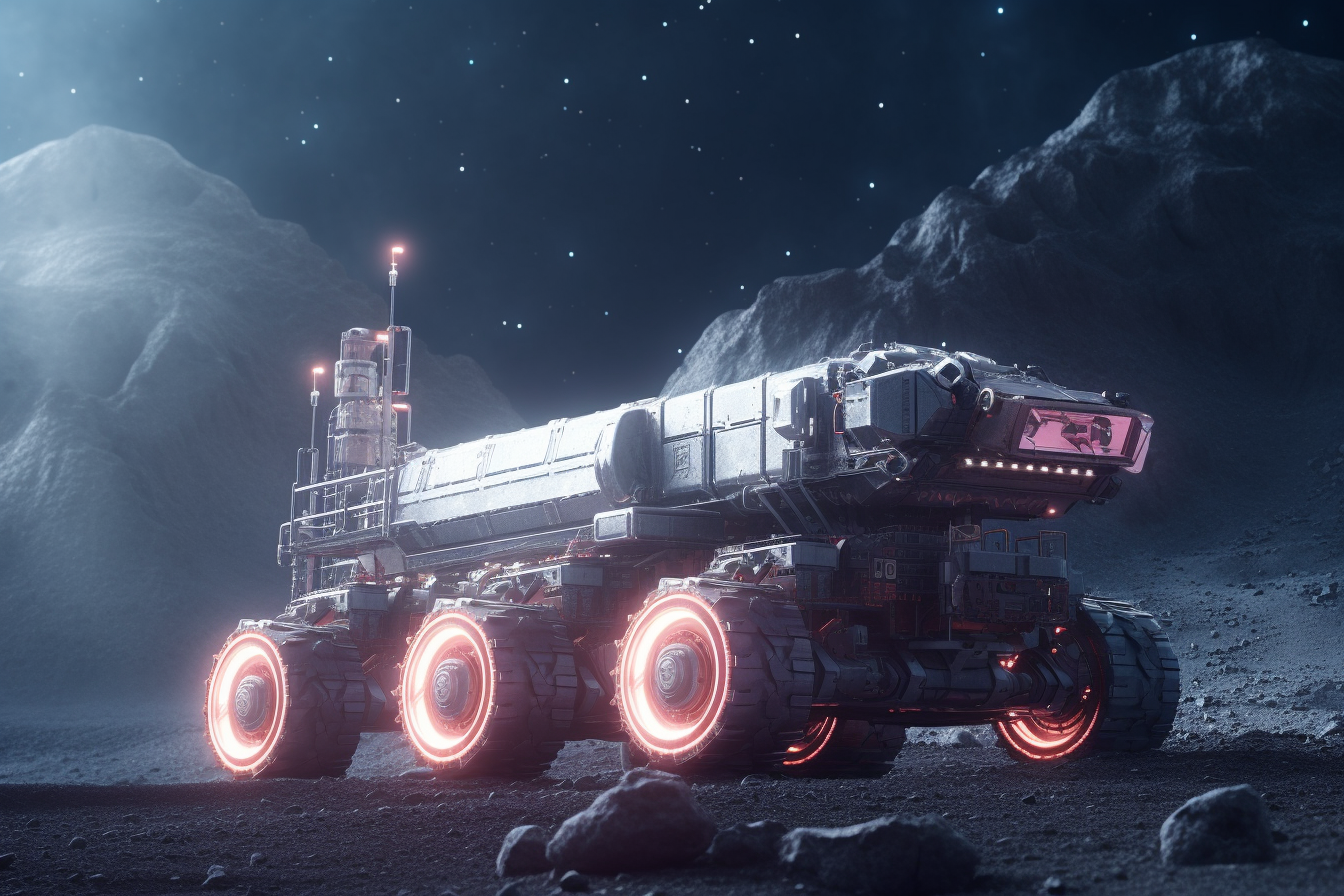 Some neat AI generated "moon vehicles" - Star Citizen Spectrum