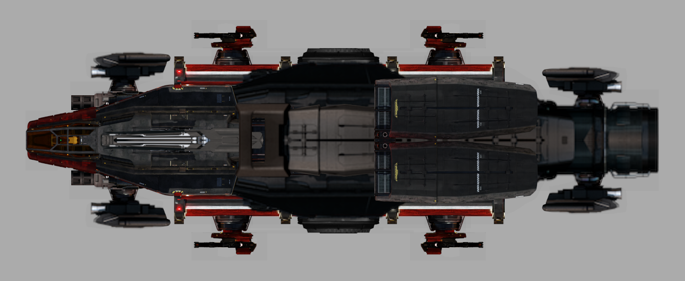 [Concept] Drake "Marauder" Gunship - an attempt to create a Rocinante ...