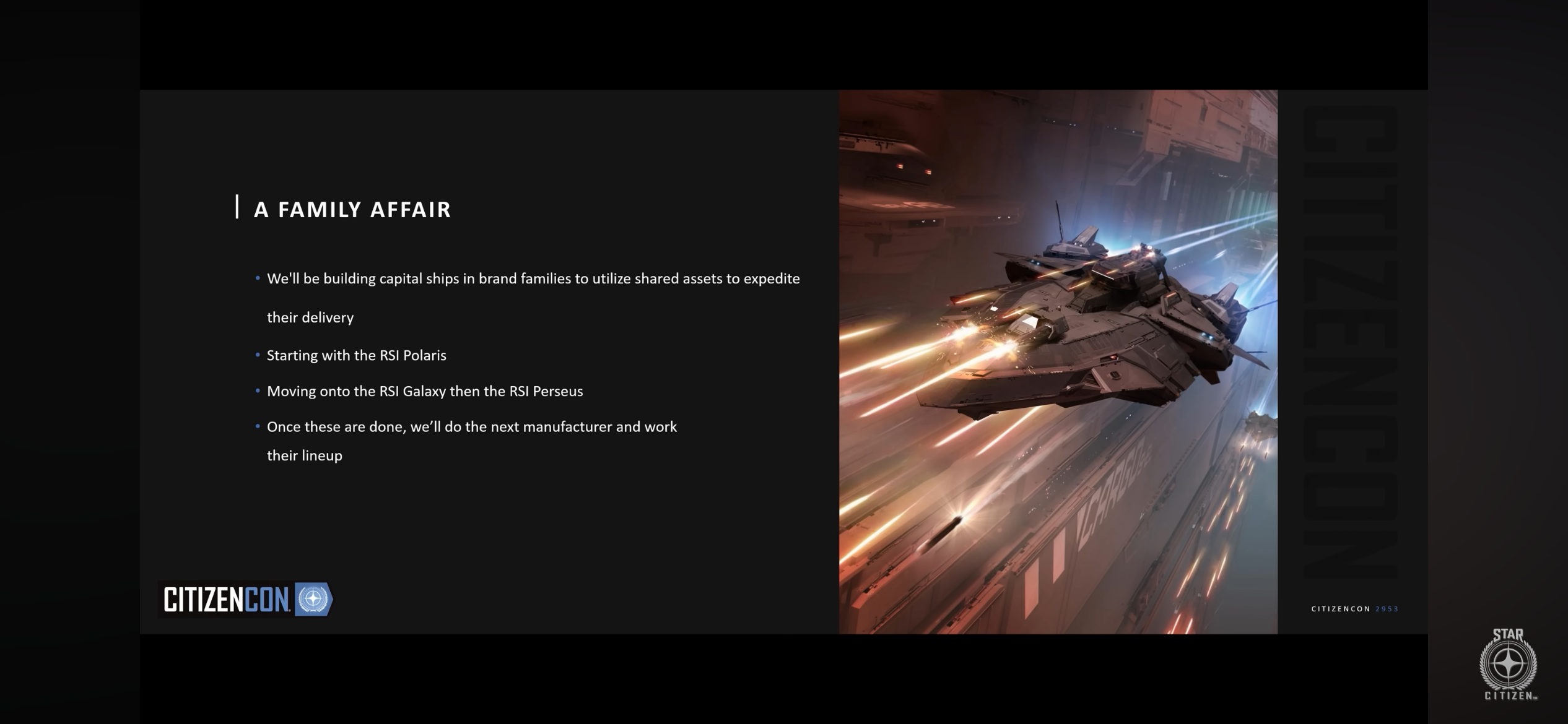 Production schedule for large ships - Star Citizen Spectrum