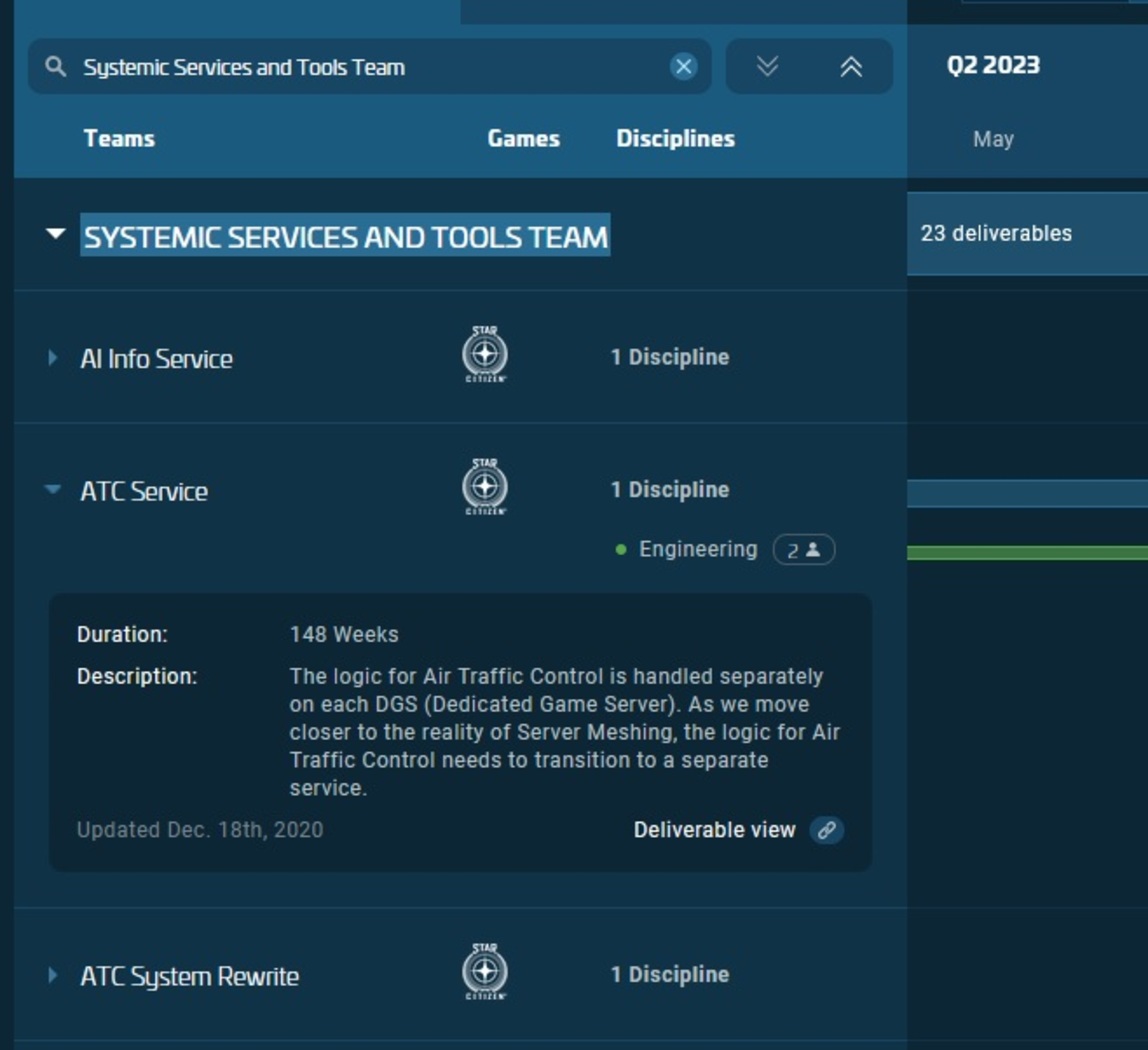 Journey to 4.0 / Server Meshing / ATC Service - Star Citizen Spectrum