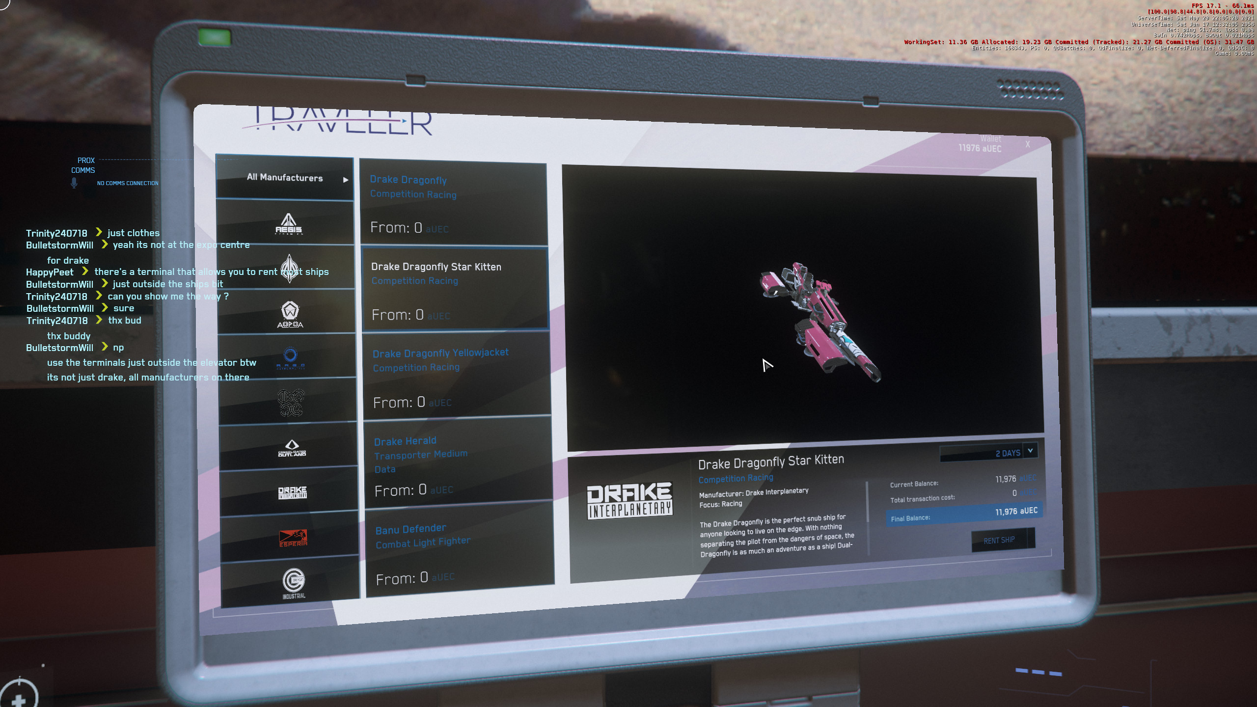 Cig You Tease Star Citizen Spectrum