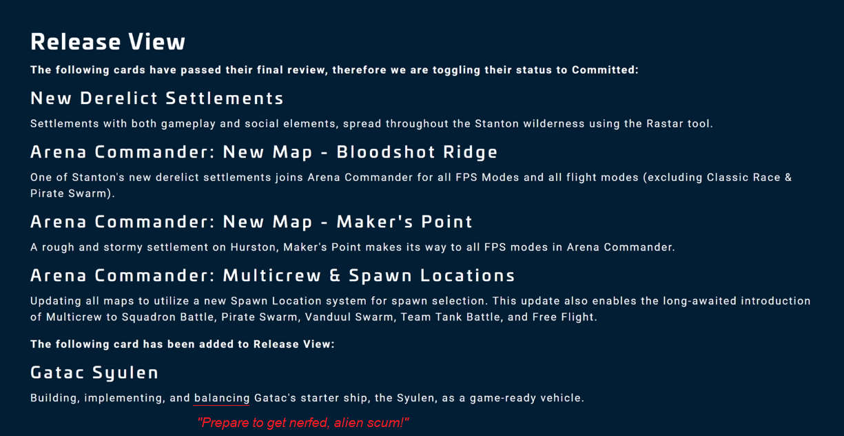 The future of the Syulen - Star Citizen Spectrum