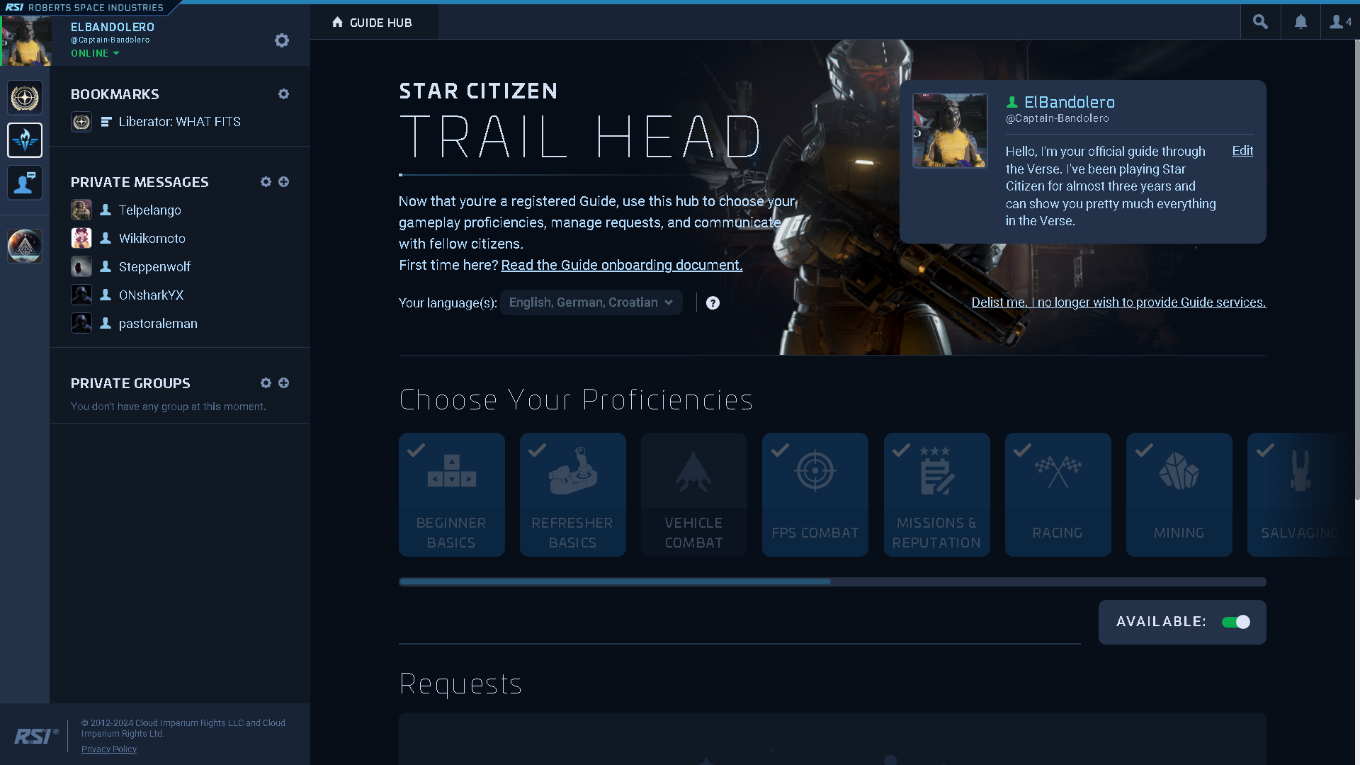 Spectrum Guide No Notification Sound On Request Star Citizen Spectrum