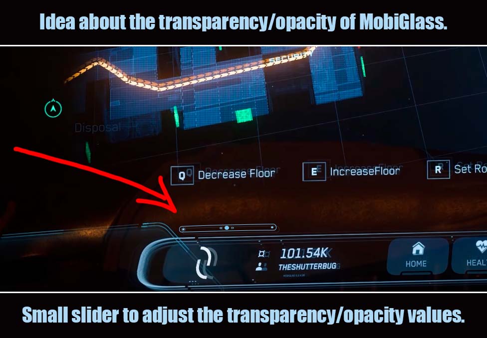 Idea About The Transparencyopacity Of Mobiglass Star Citizen Spectrum 