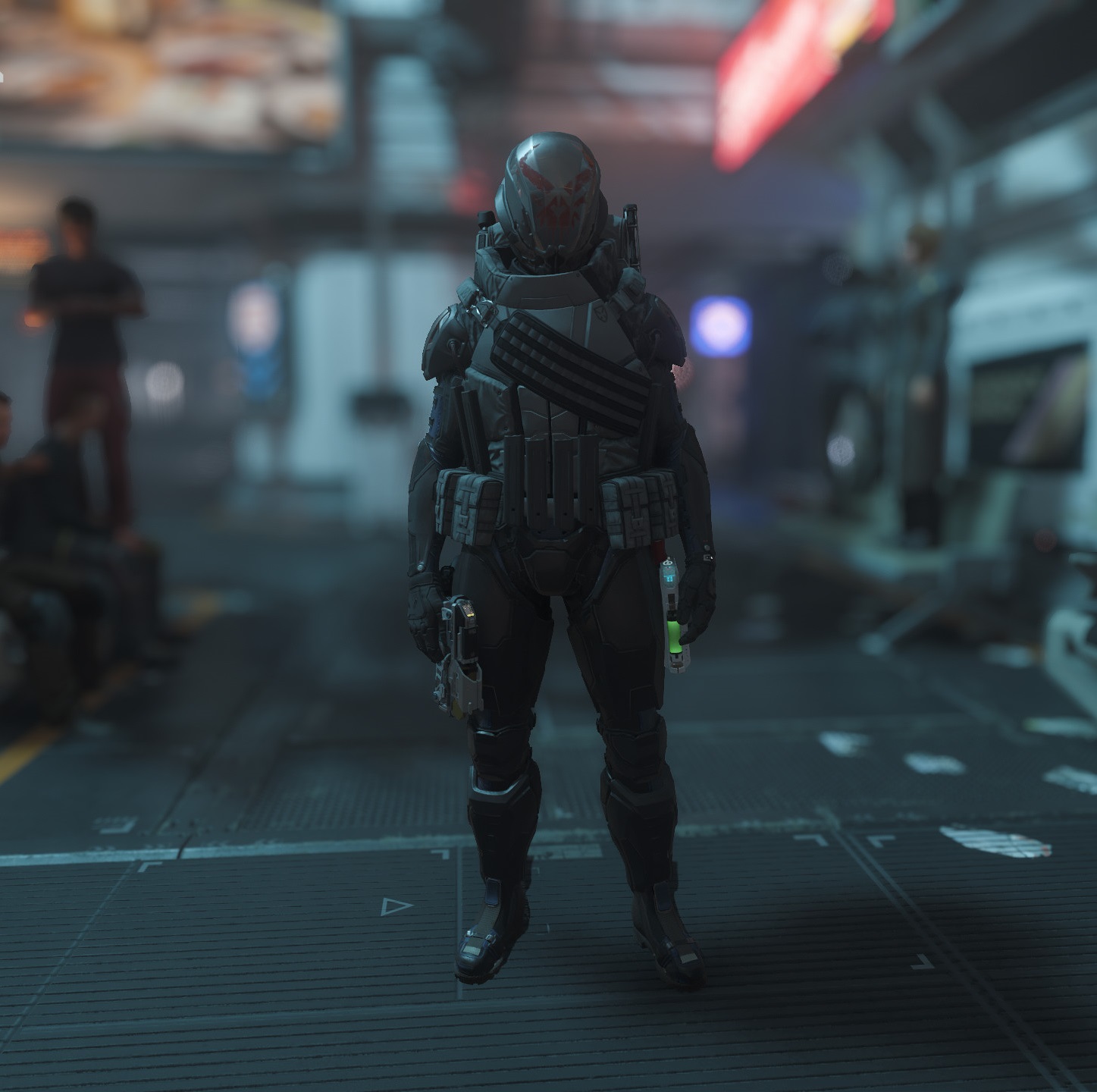 Xenothreat Calva (Butcher) Helmet as Event-Reward - Star Citizen Spectrum