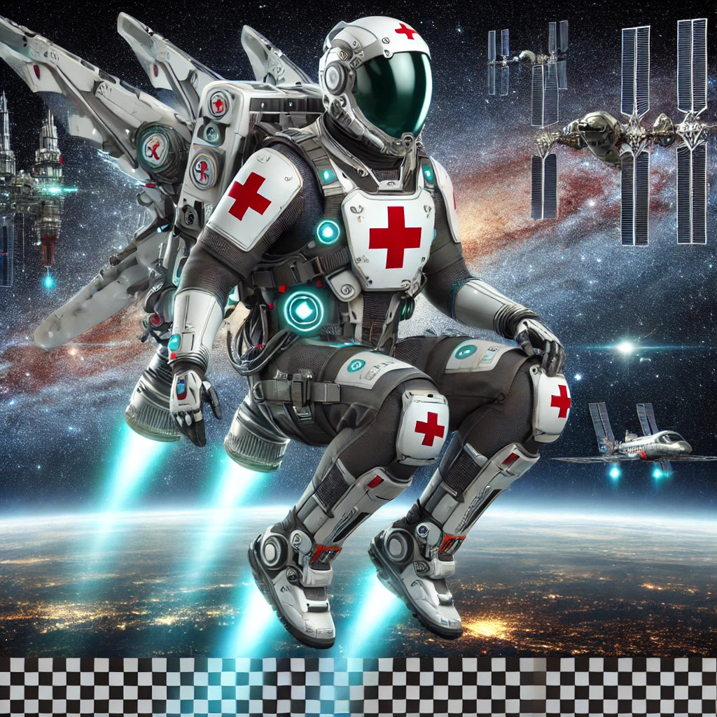 Medical armor with a jetpack - Star Citizen Spectrum