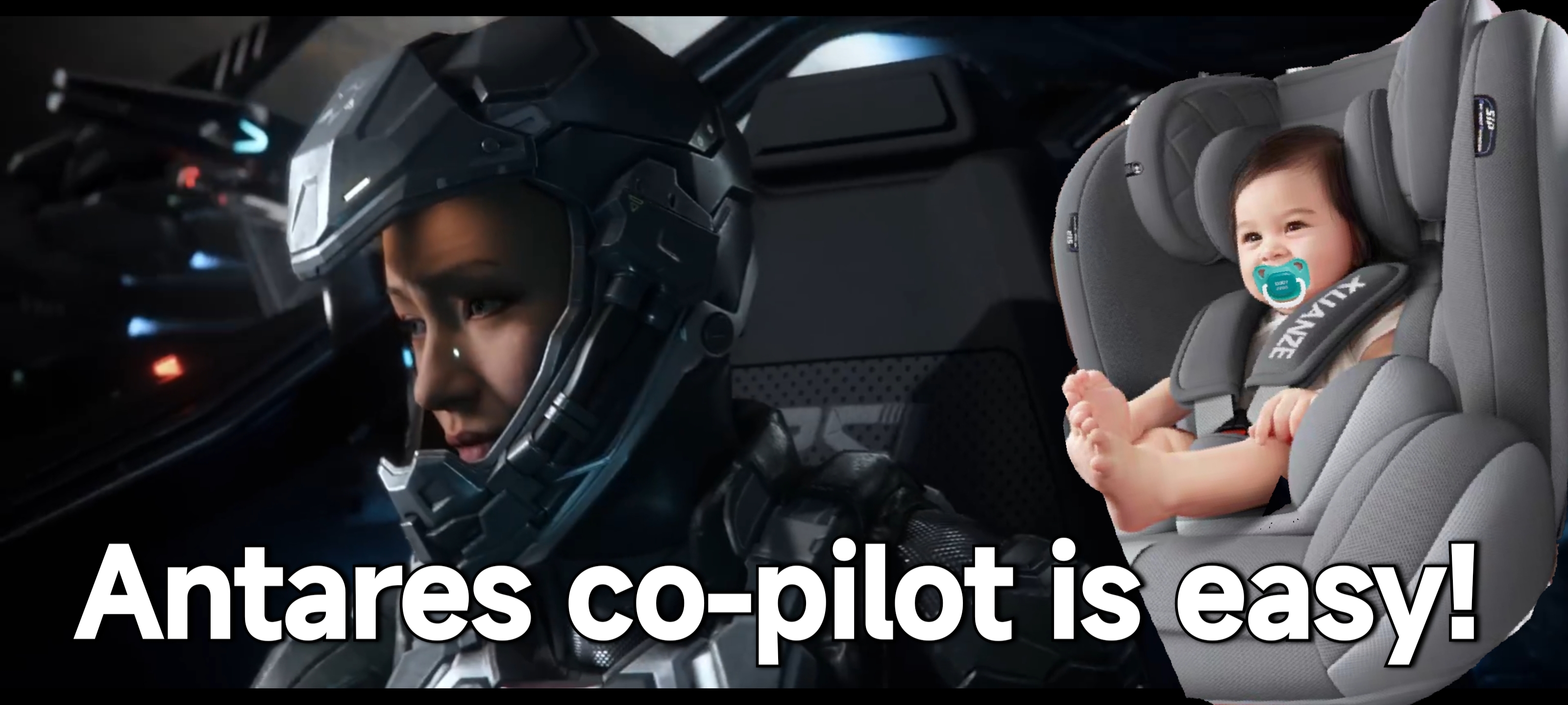 Antares co-pilot is easy! - Star Citizen Spectrum