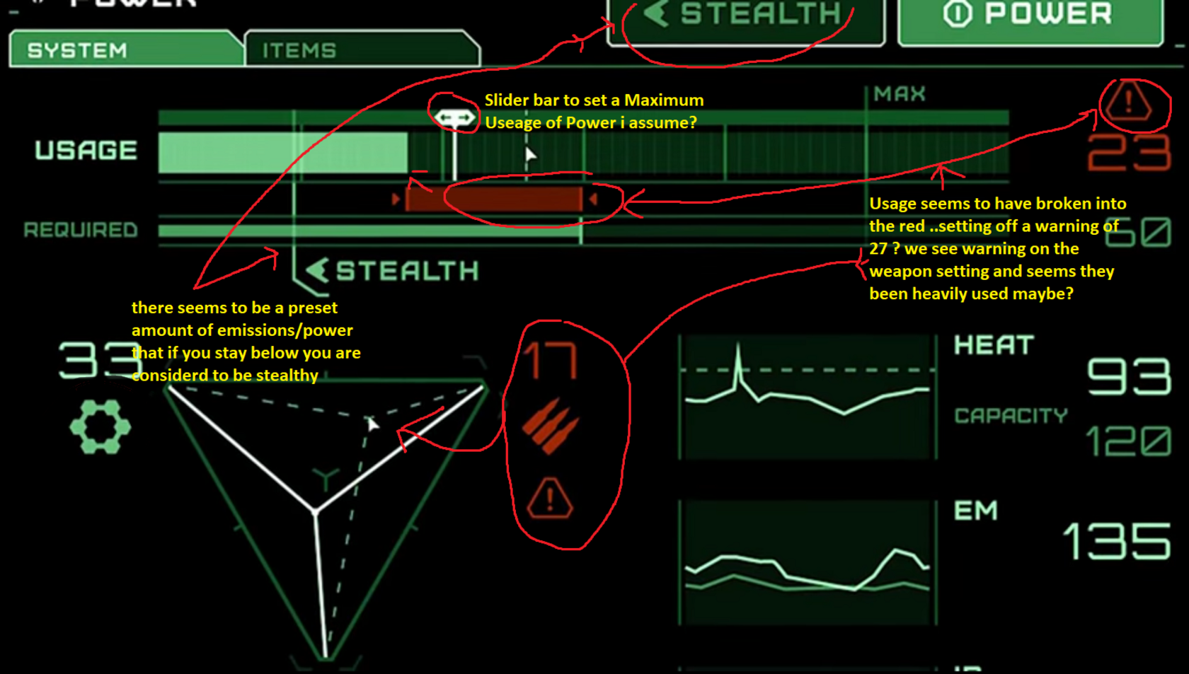 "Stealth" on ship's consoles in game pictures is easy to explain ...