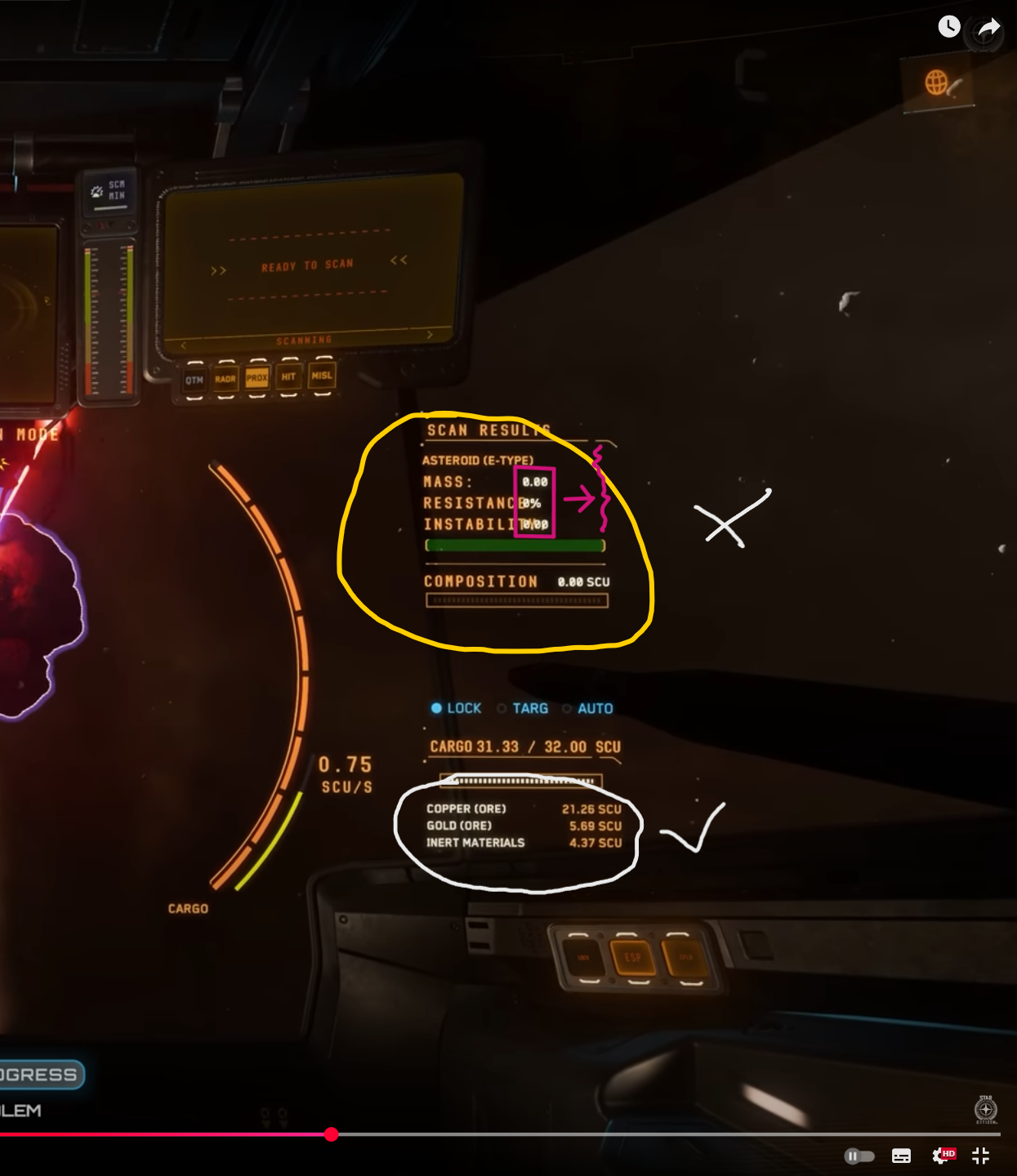 ISC Golem - A problem with text in the HUD (4.0.2, 4.1) - Star Citizen Spectrum