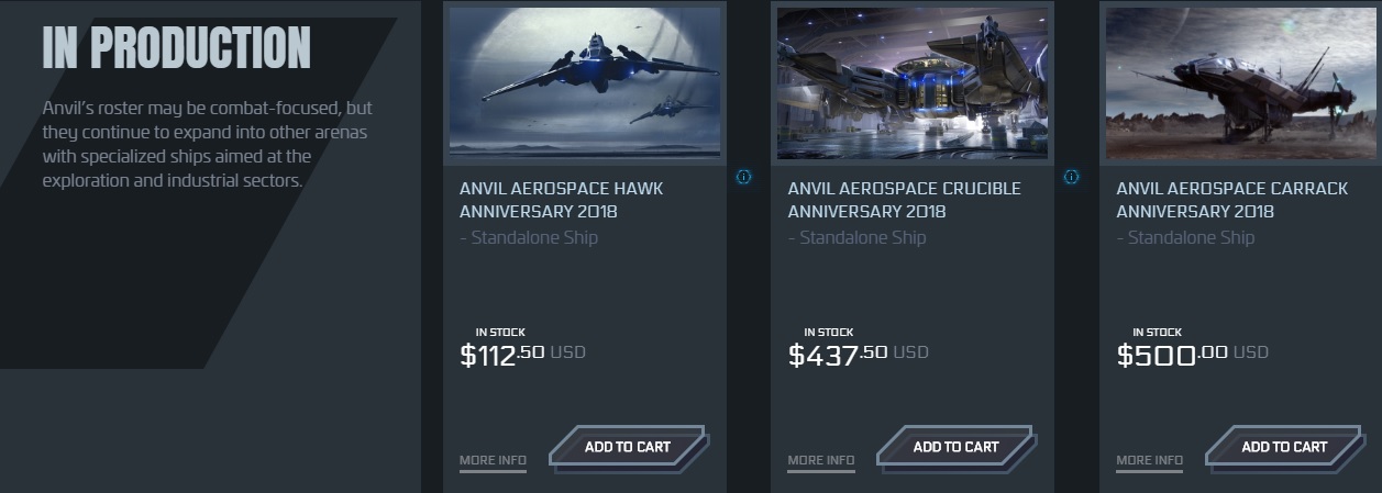 Anvil Crucible in production! - Star Citizen Spectrum