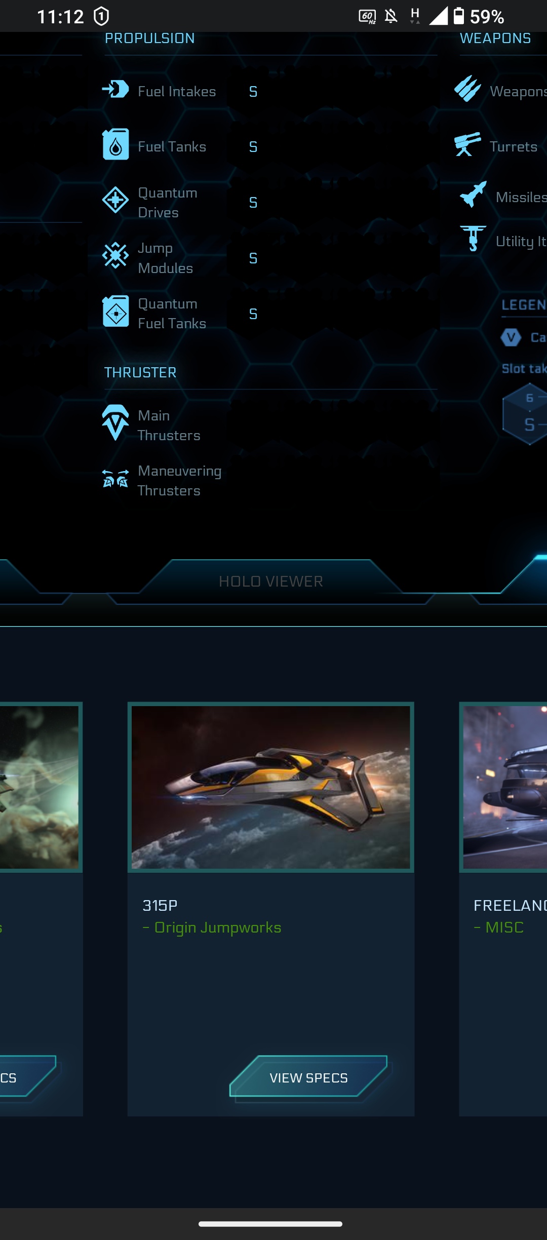 85x Star Citizen Spectrum