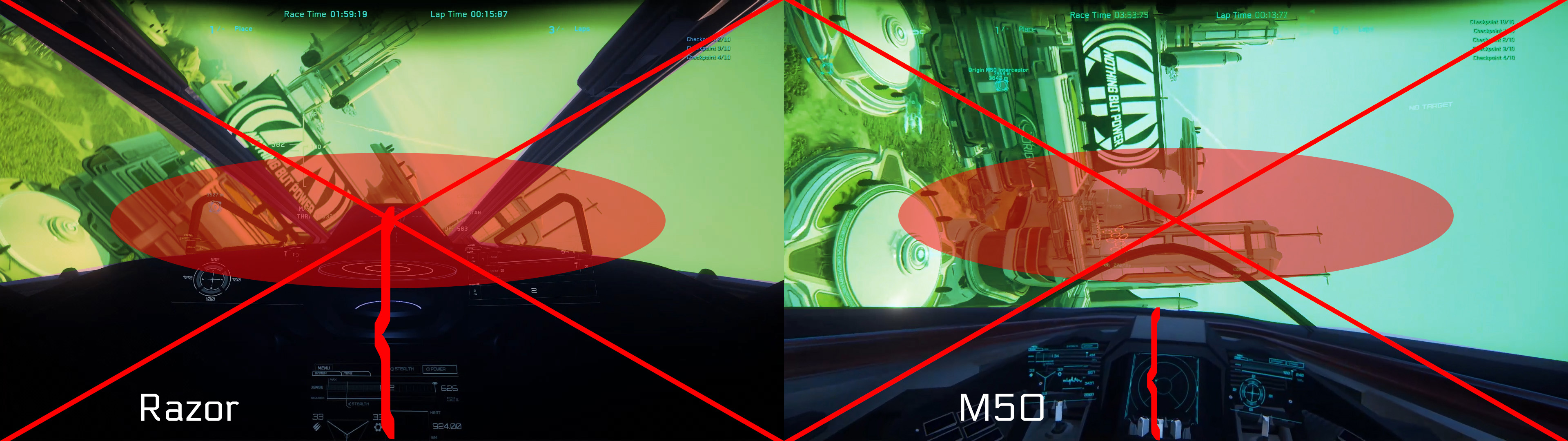 Razor Cockpit View - Star Citizen Spectrum