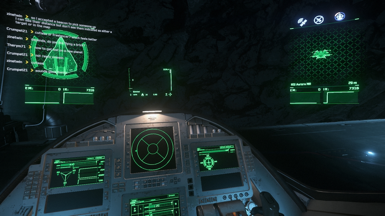 No Target HUD - Star Citizen Spectrum