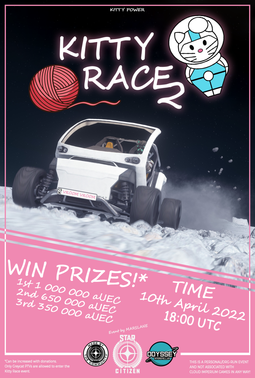 Kitty Race 2 - Greycat Buggy PTV race – Community Hub