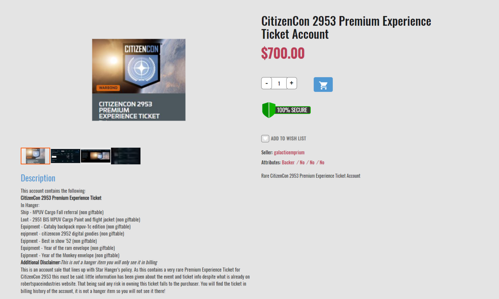 Here is why the tickets sold so quick ( Scalpers ) : r/starcitizen_refunds